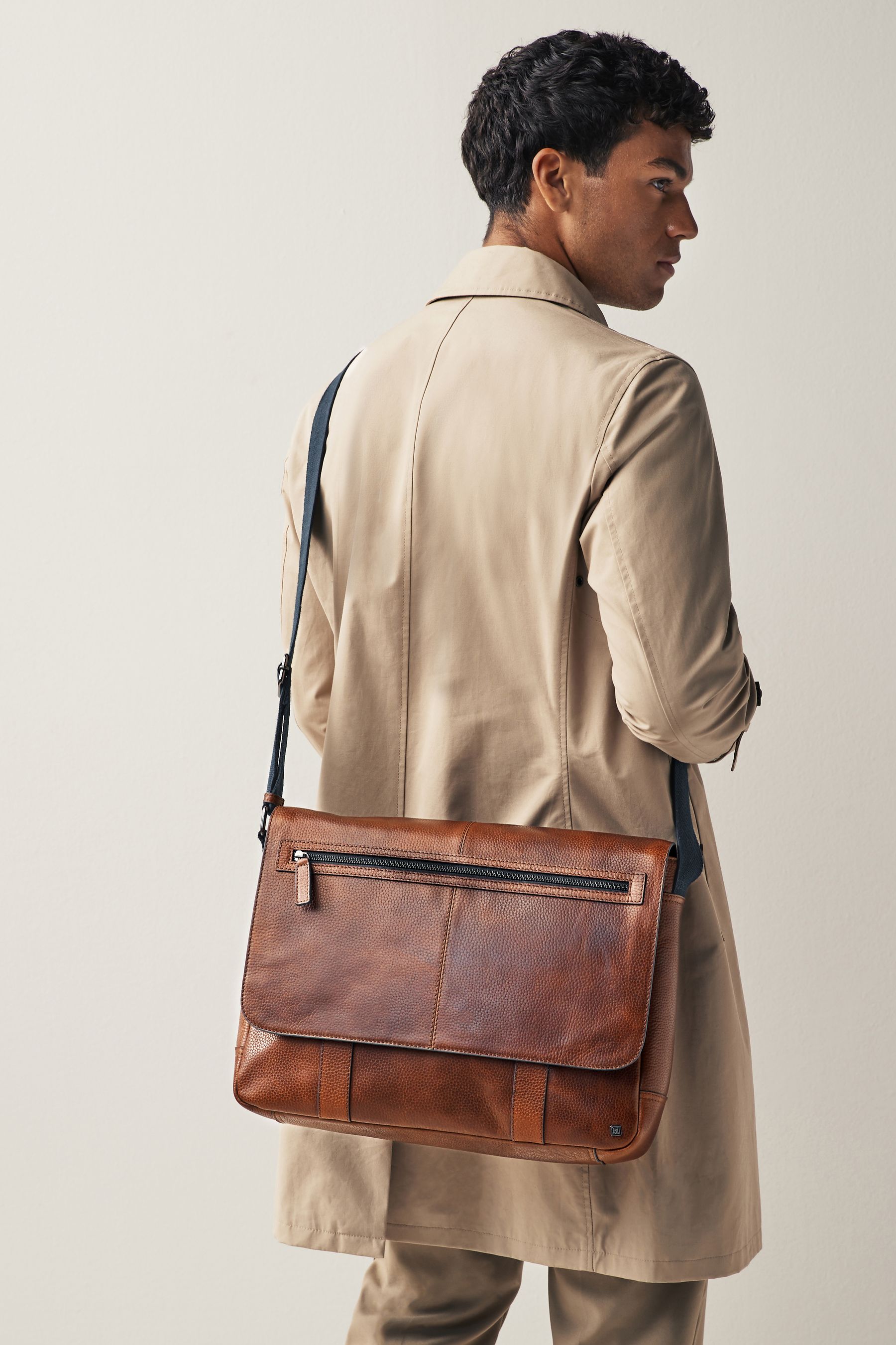 Buy Brown Messenger Bag from the Next UK online shop