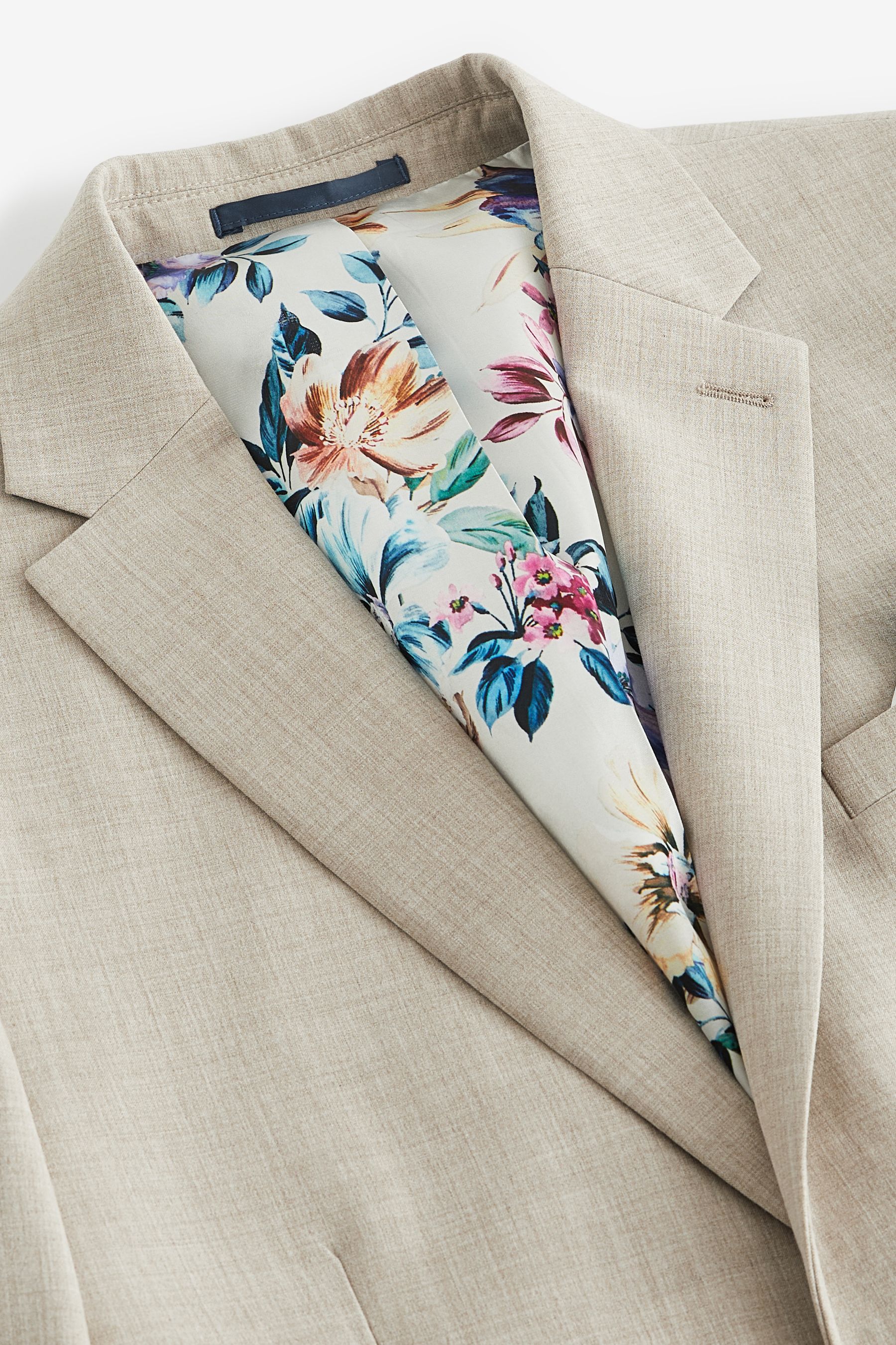 Buy Stone Slim Fit Motionflex Stretch Suit Jacket from the Next UK ...