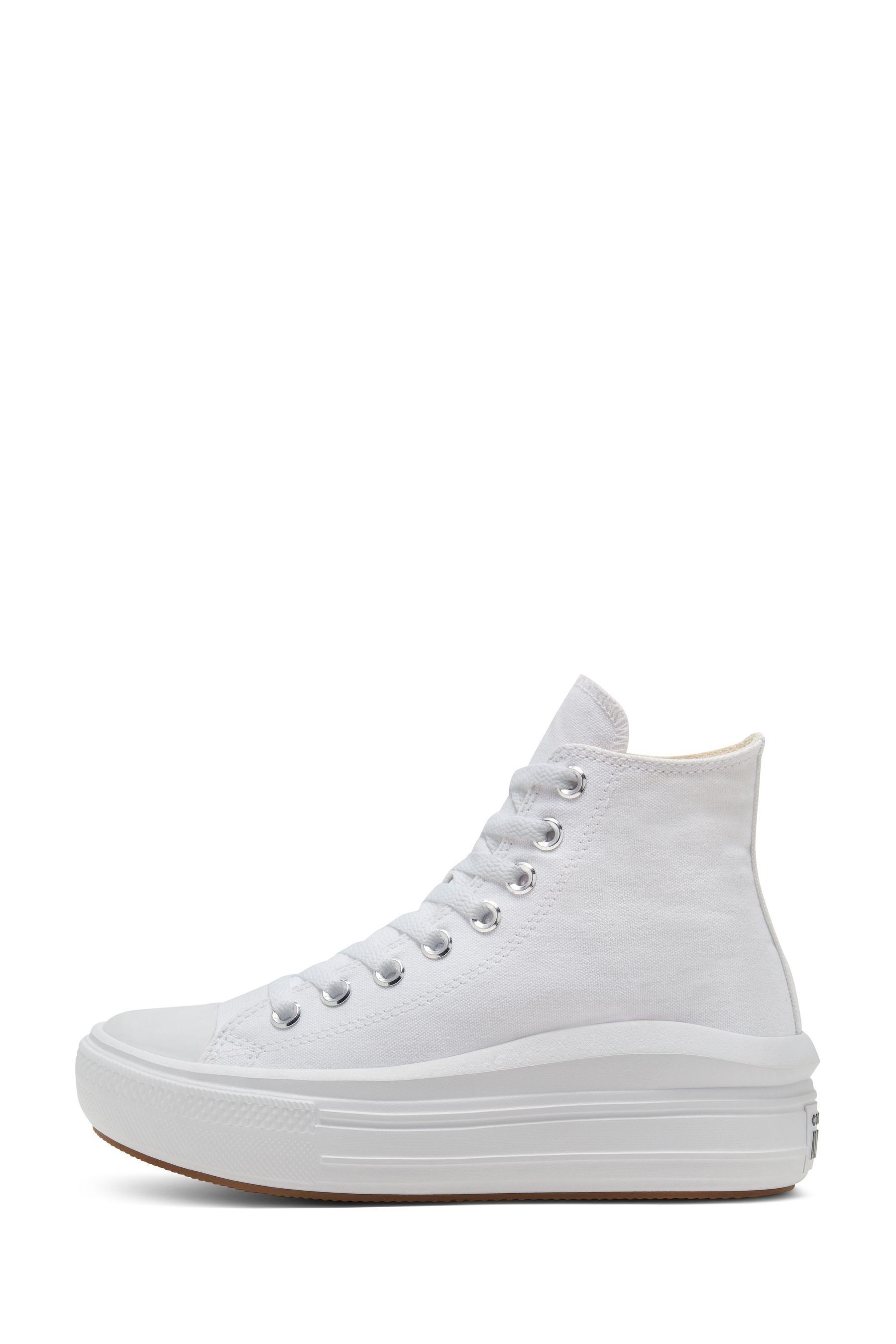 Buy Converse White Move Platform High Top Trainers from Next Ireland