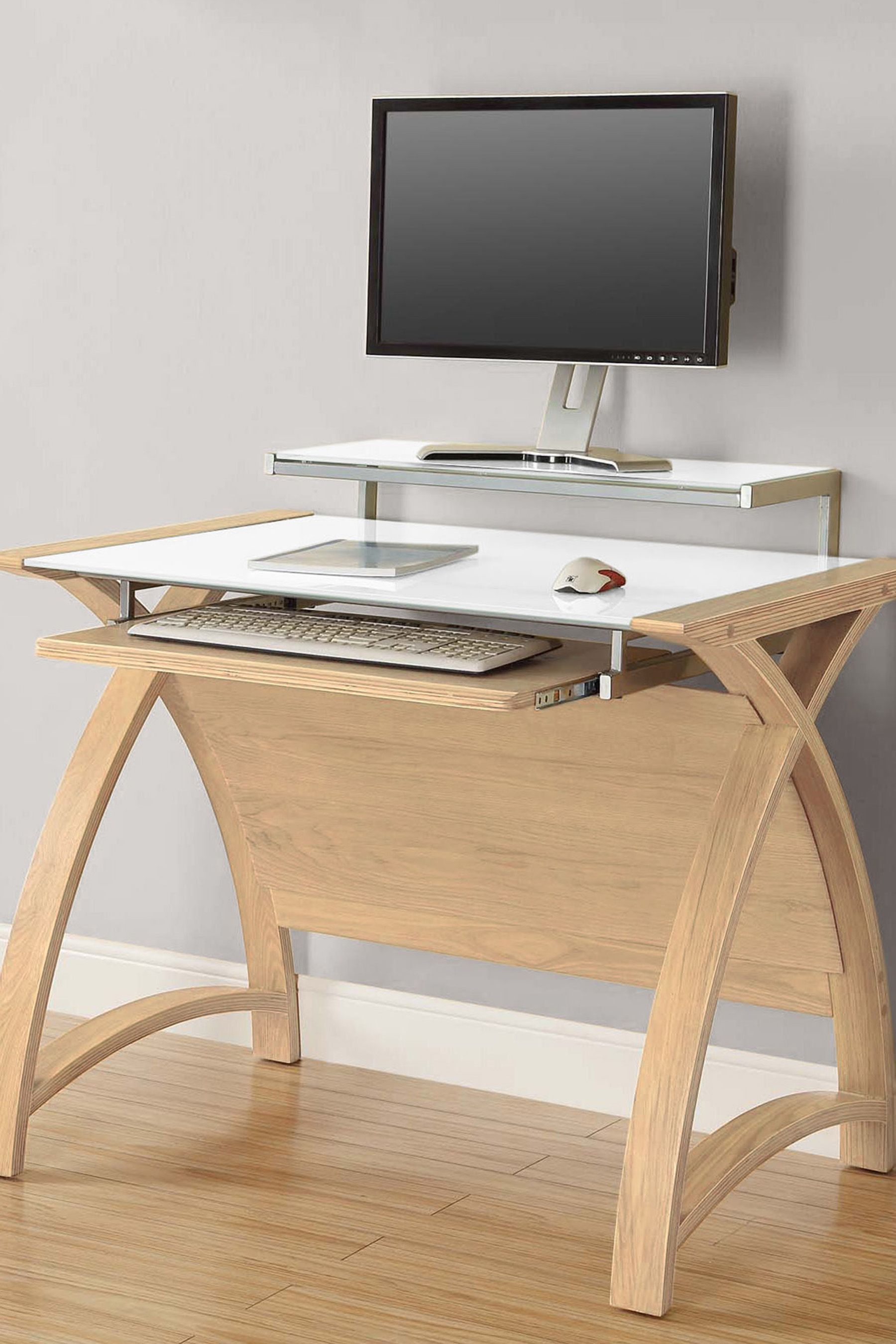 Buy Jual Oak Helsinki Small Wooden Computer Desk from the Next UK ...