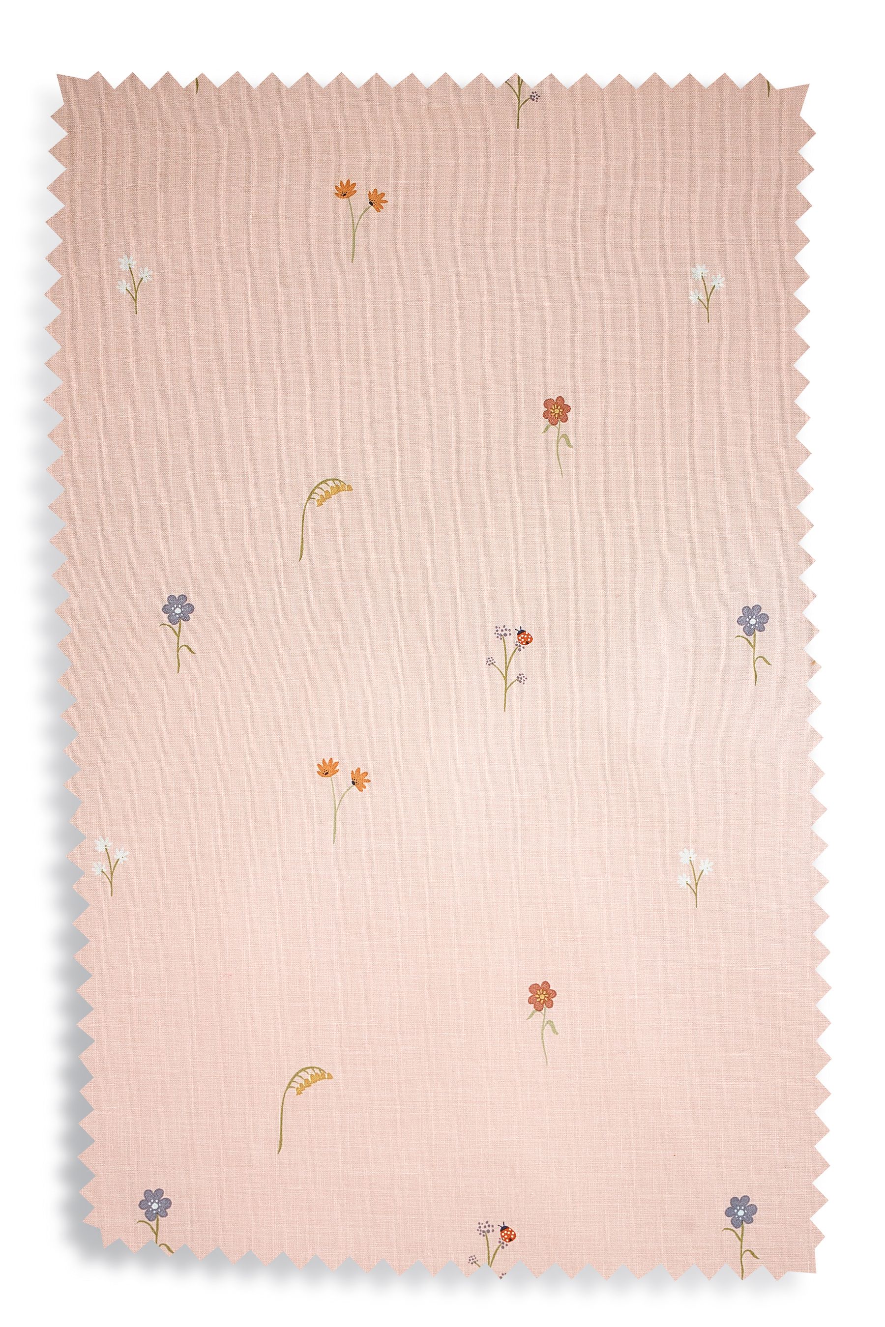 Buy 2 Pack Neutral Pink Ditsy Floral Duvet Cover and Pillowcase Set ...