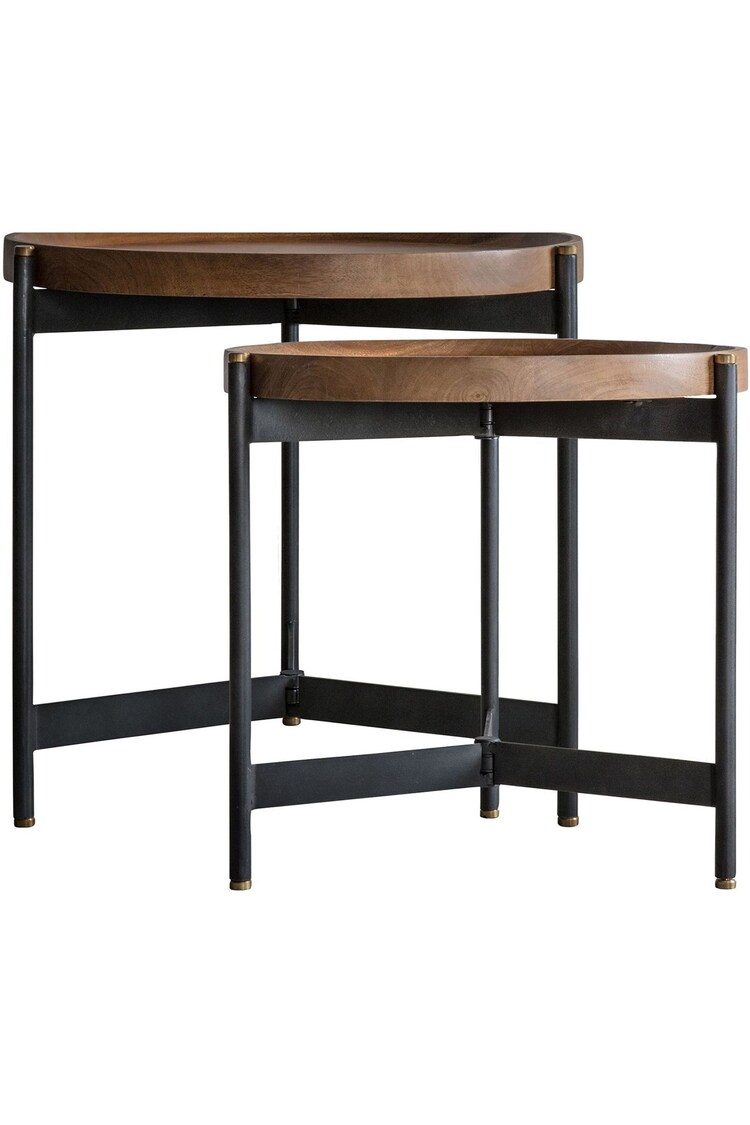 Buy Gallery Home Black Nest of Tables from the Next UK online shop