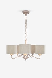 Buy Brushed Chrome Burford 5 Light Height Adjustable Ceiling Light from ...