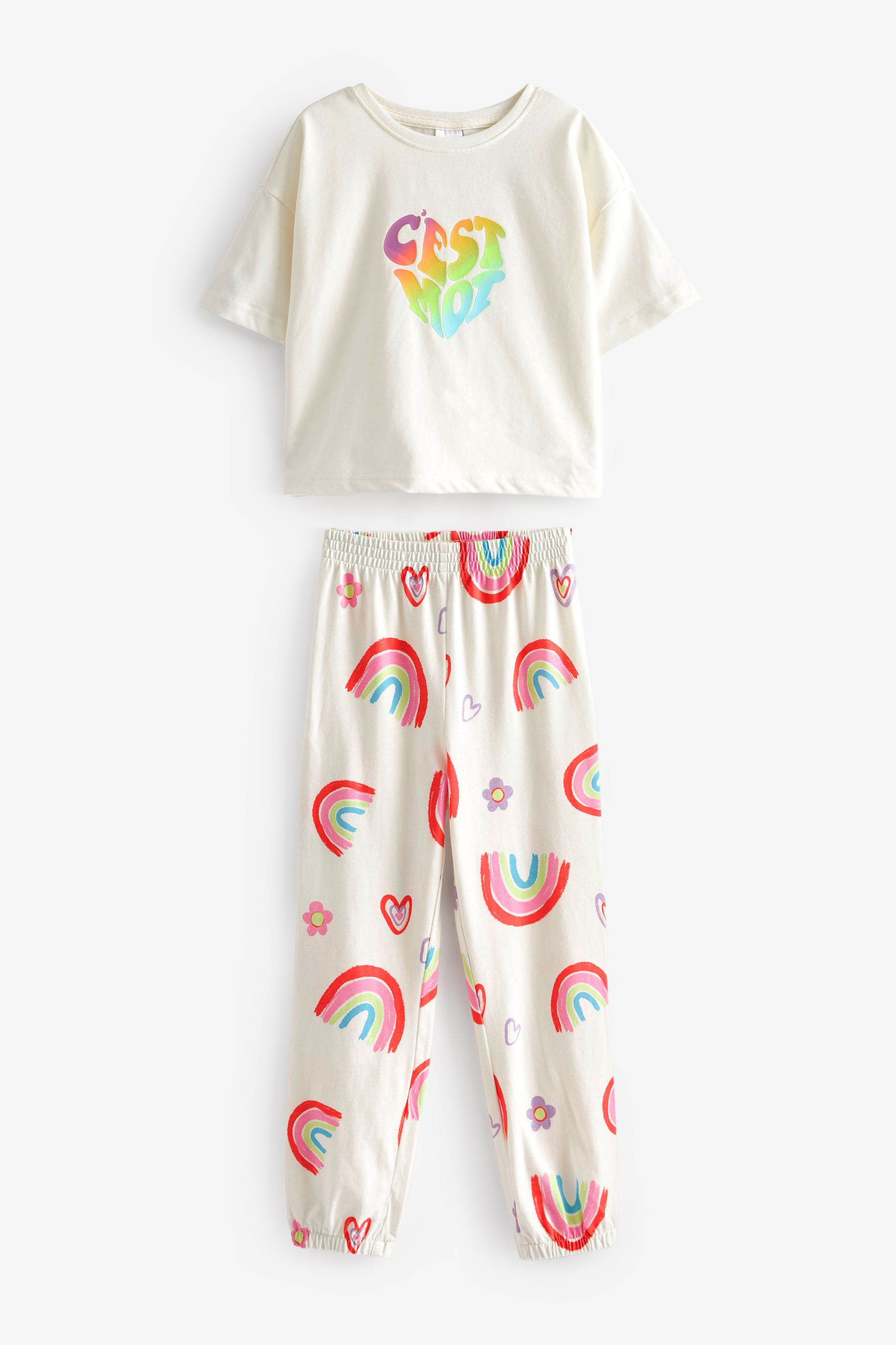 Buy Rainbow 2 Pack Jogger Pyjamas (3-16yrs) from Next Australia