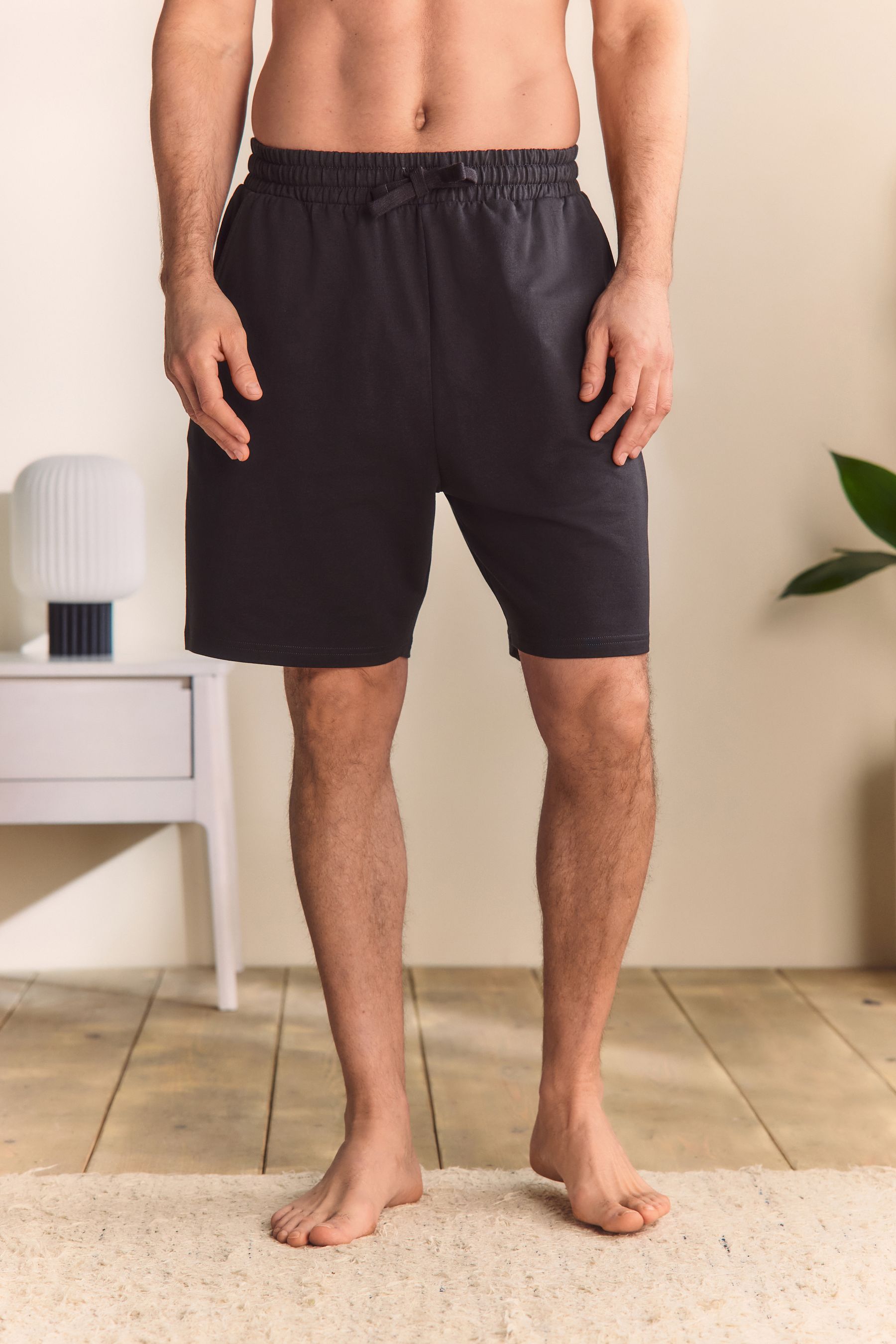 Buy Slate Grey 100% Cotton Lightweight Shorts from the Next UK online shop