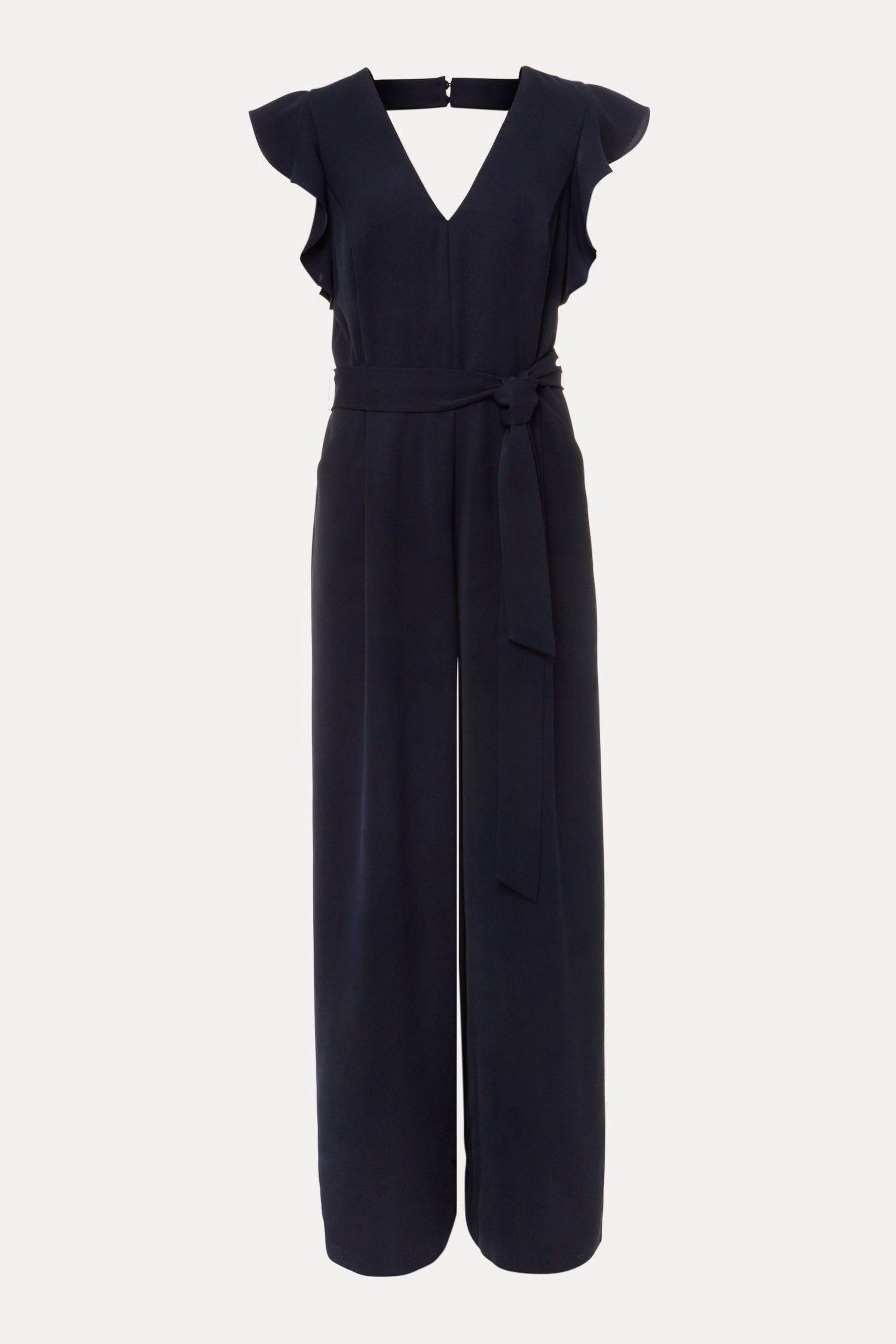 Buy Phase Eight Blue Petite Kallie Frill Jumpsuit from the Next UK ...