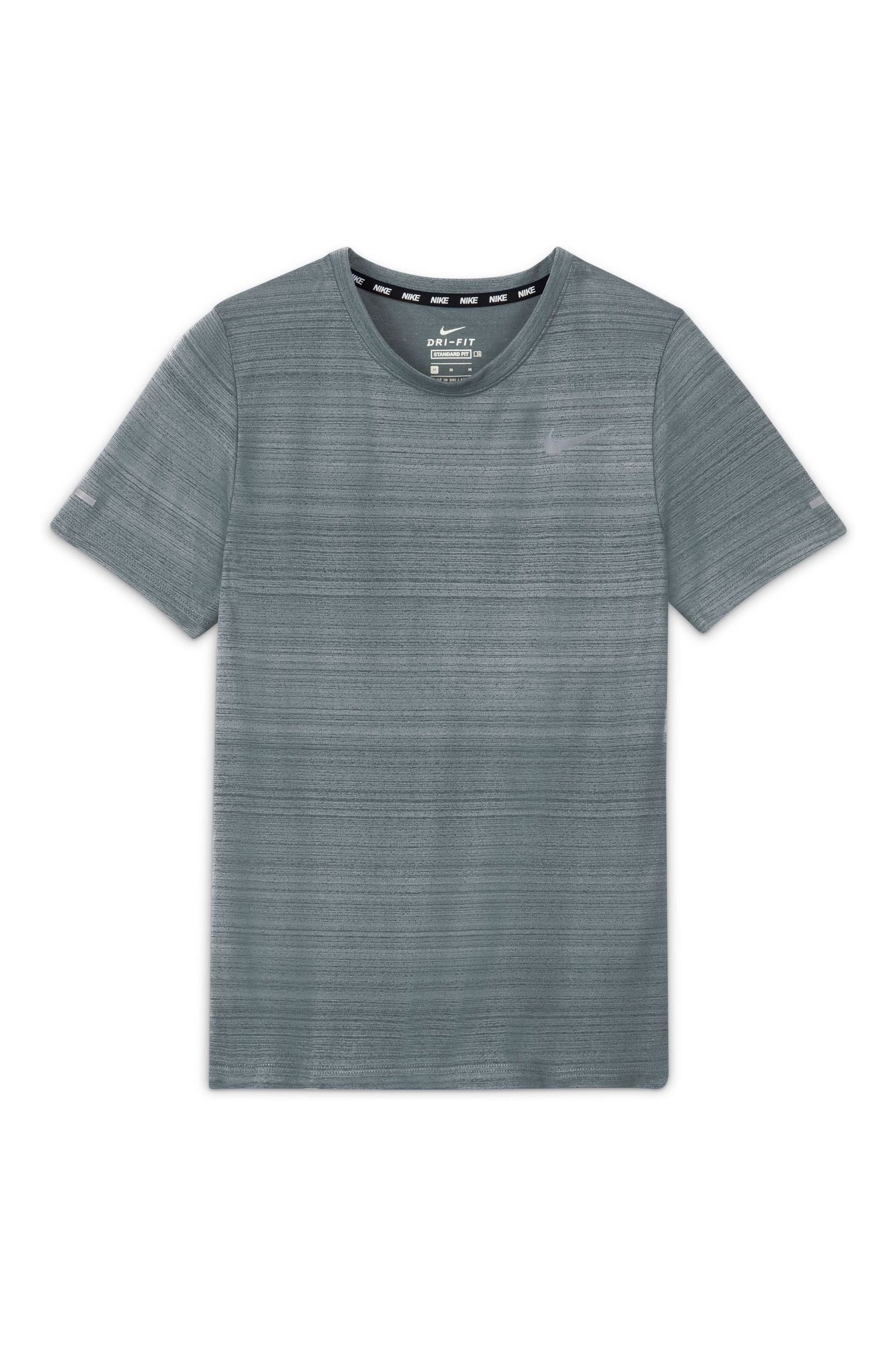 Buy Nike Smoke Grey Dri-FIT Miler Training Top from the Next UK online shop