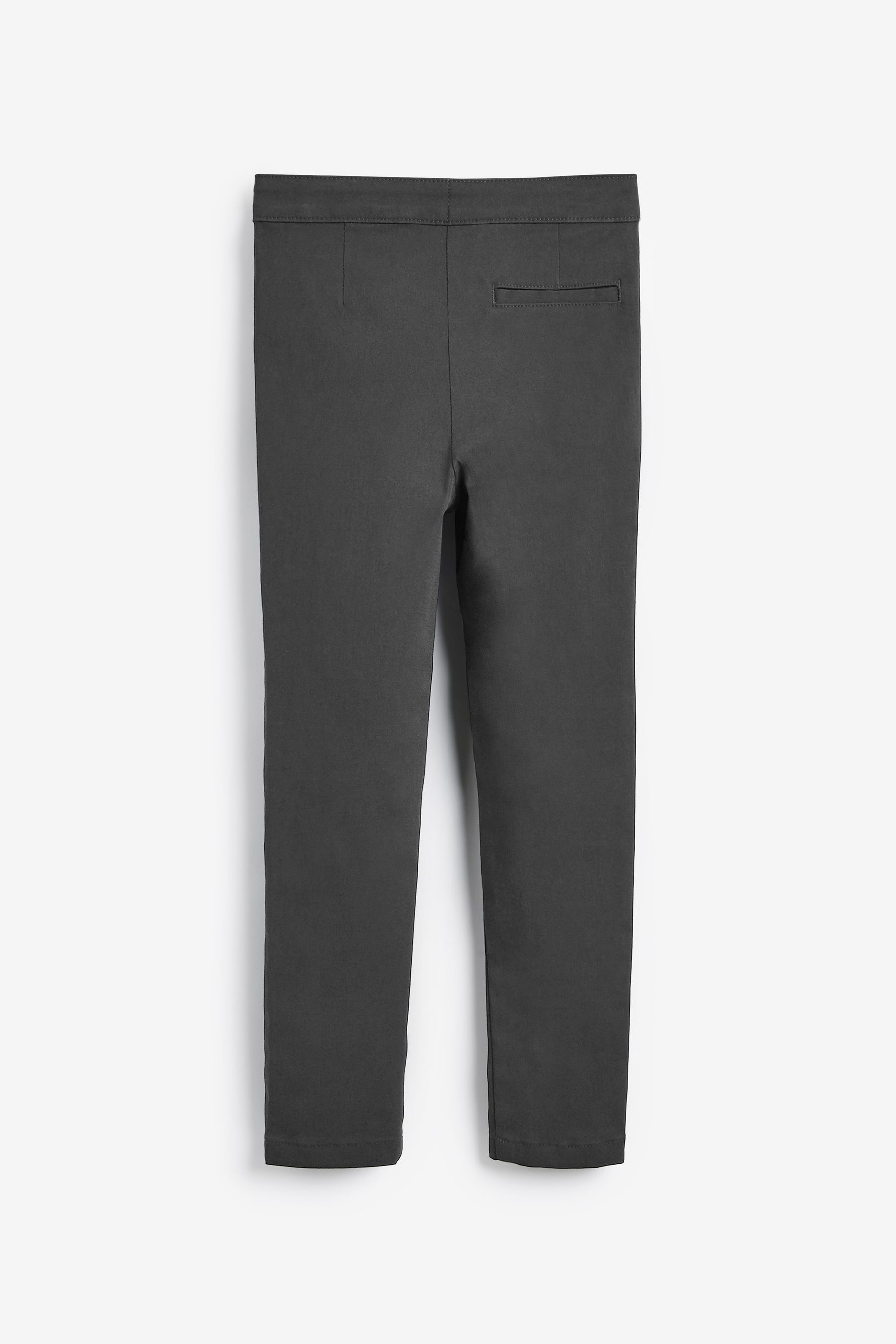 Buy Charcoal Grey Regular Waist School Skinny Stretch Trousers (3-18yrs ...