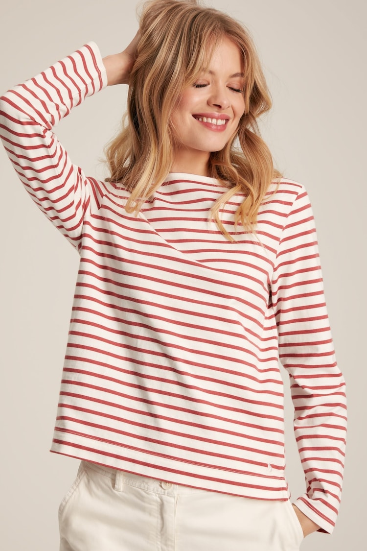 Buy Joules Harbour Pink Striped Long Sleeve Breton Top from the Next UK ...