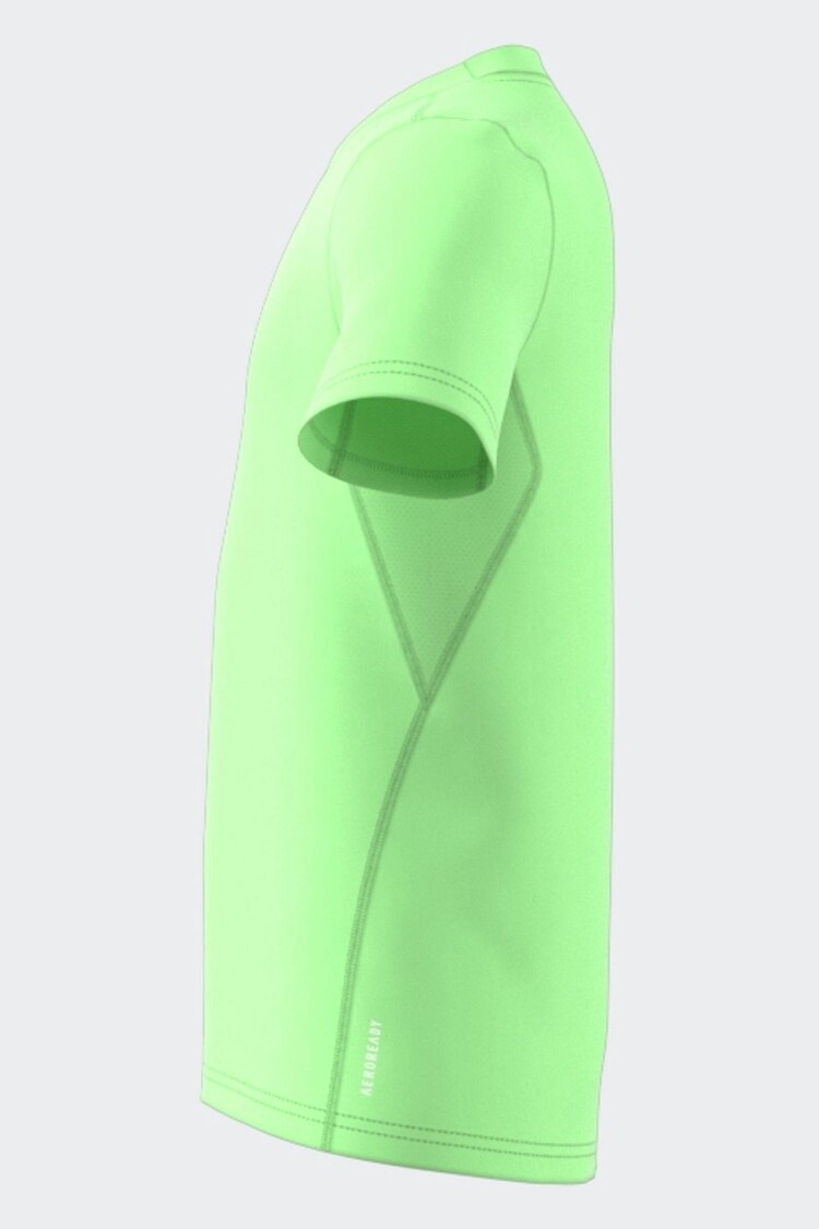 Buy adidas Light Green Essentials 3-Stripes Cotton T-Shirt from Next ...