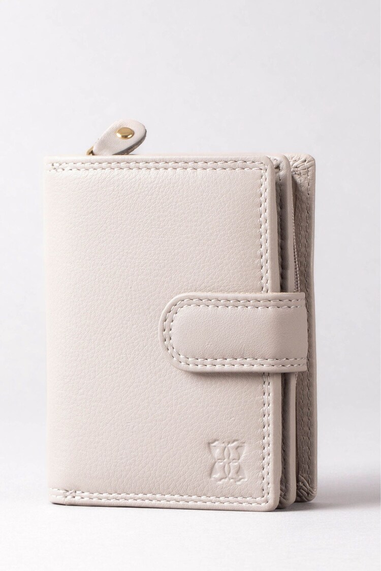 Buy Lakeland Leather Grey Small Leather Tab Purse from the Next UK ...