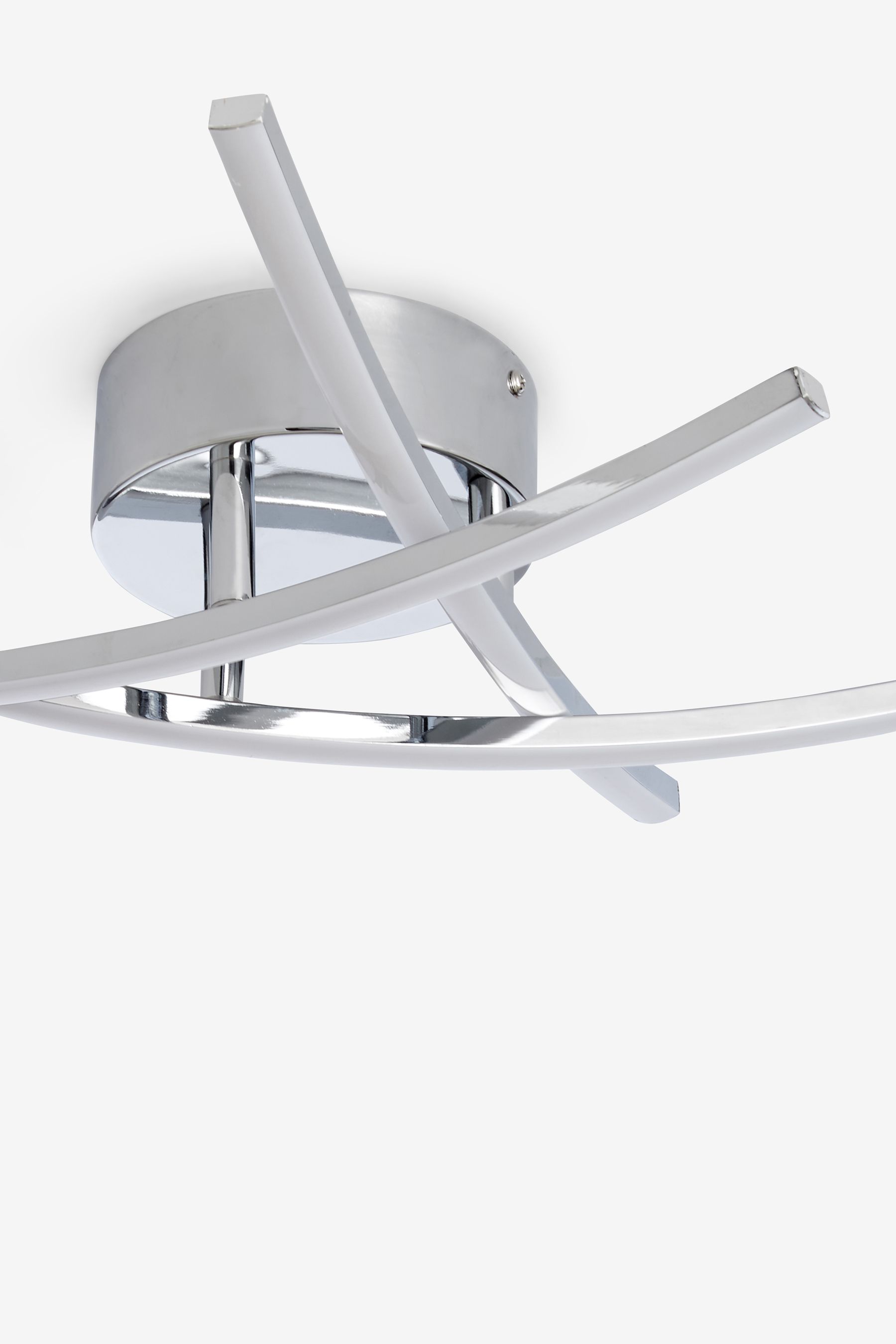 Buy Chrome Amari LED Flush Ceiling Light from the Next UK online shop