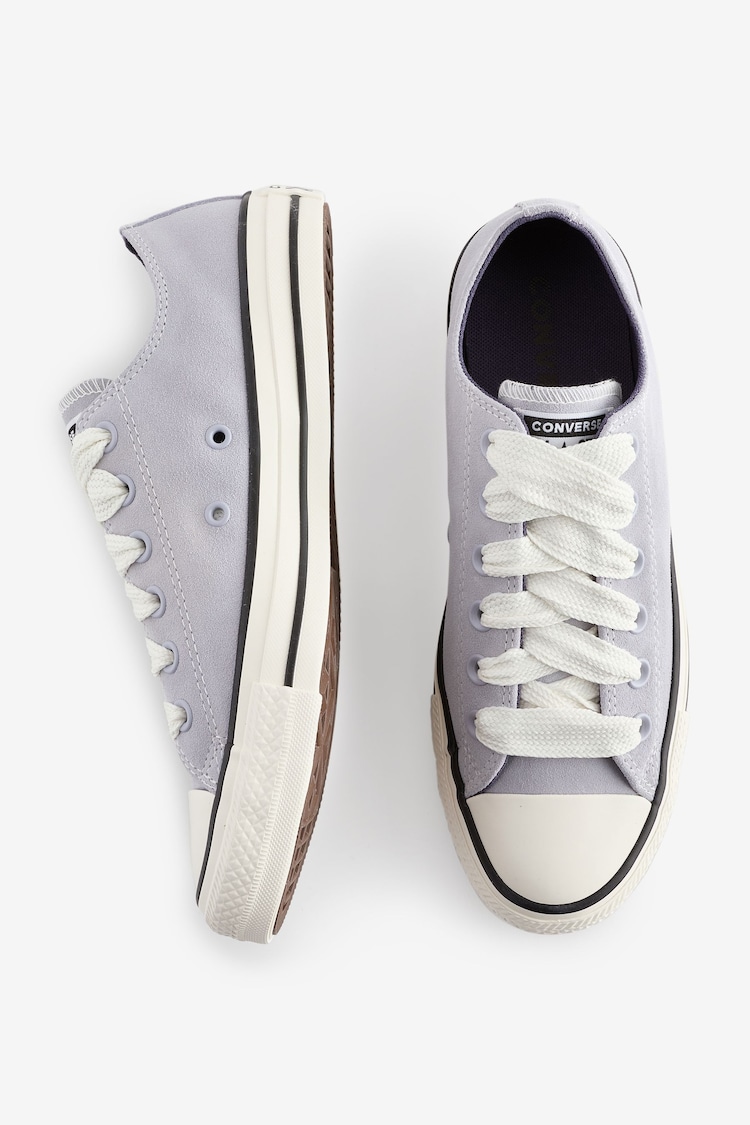 Buy Converse Blue Chuck Taylor All Star 90s Suede Low Trainers from the ...