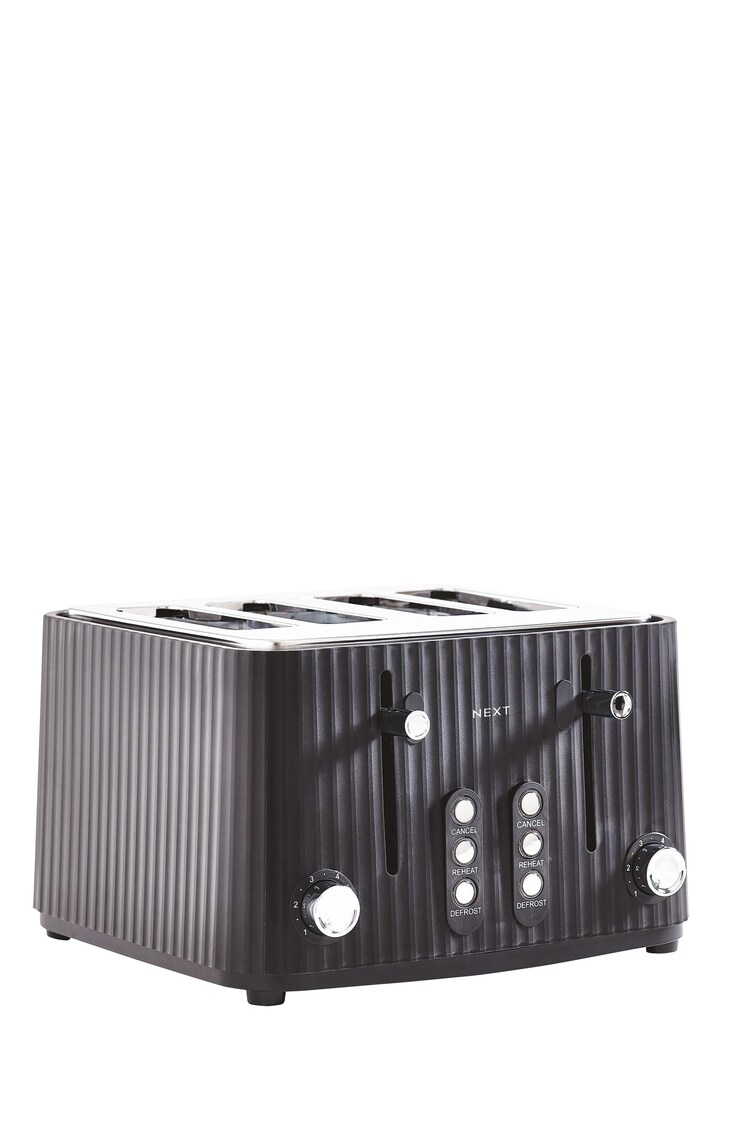 Buy Black Sleek 4 Slice Toaster from the Next UK online shop
