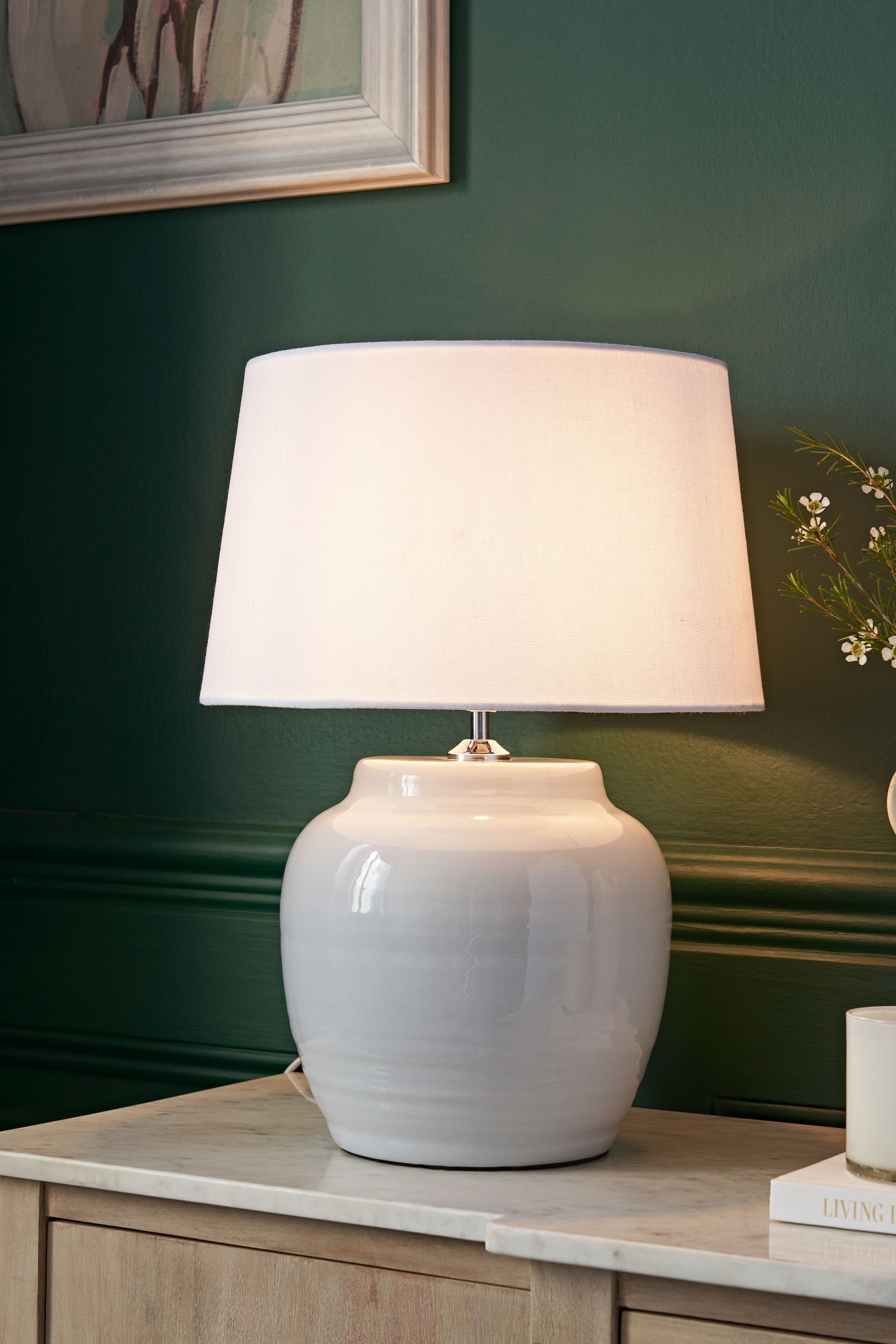 Buy Grey Kemble Table Lamp from the Next UK online shop