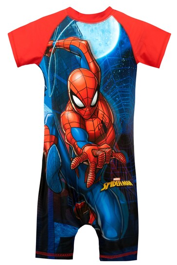 Buy Character Blue Spider-Man Swim Wetsuit from the Next UK online shop