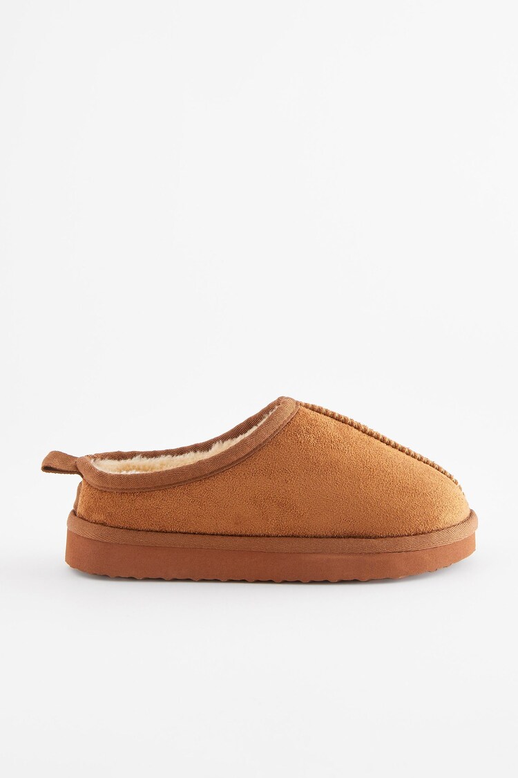 Buy Tan Brown Cosy Mules Slippers from the Next UK online shop