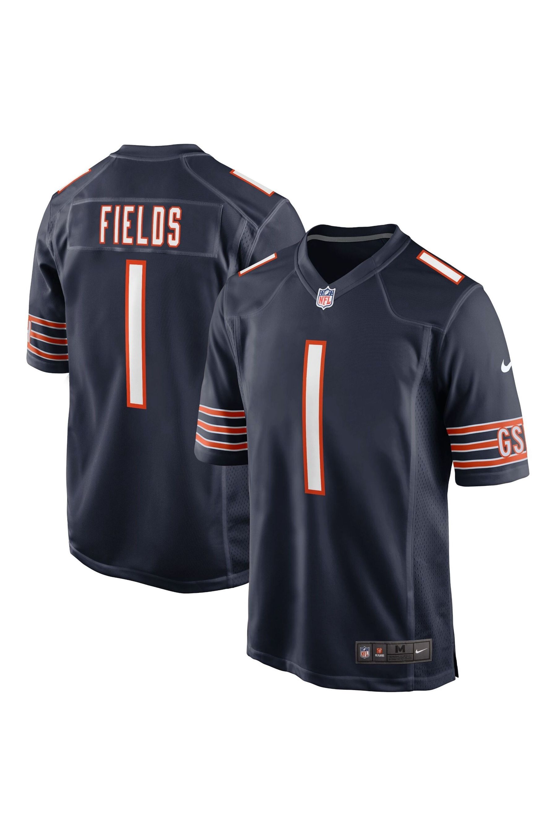 Buy Nike Blue NFL Chicago Bears Home Game Jersey - Justin Fields from ...