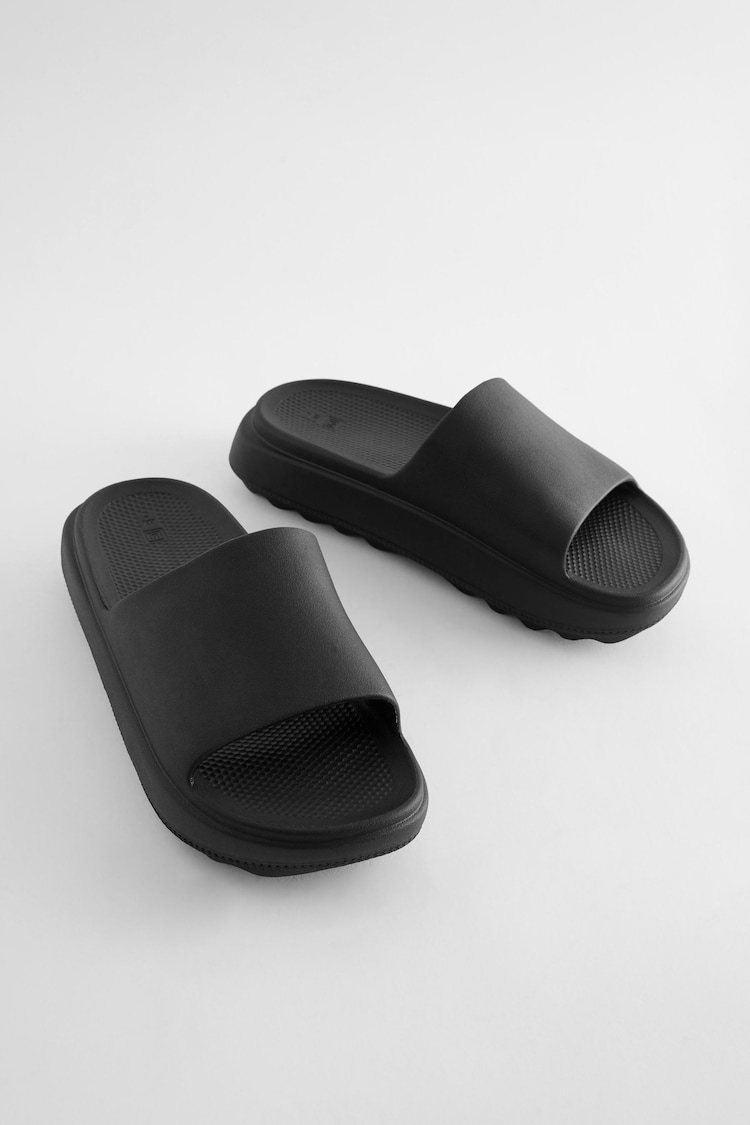 Buy Black Chunky Sliders from the Next UK online shop