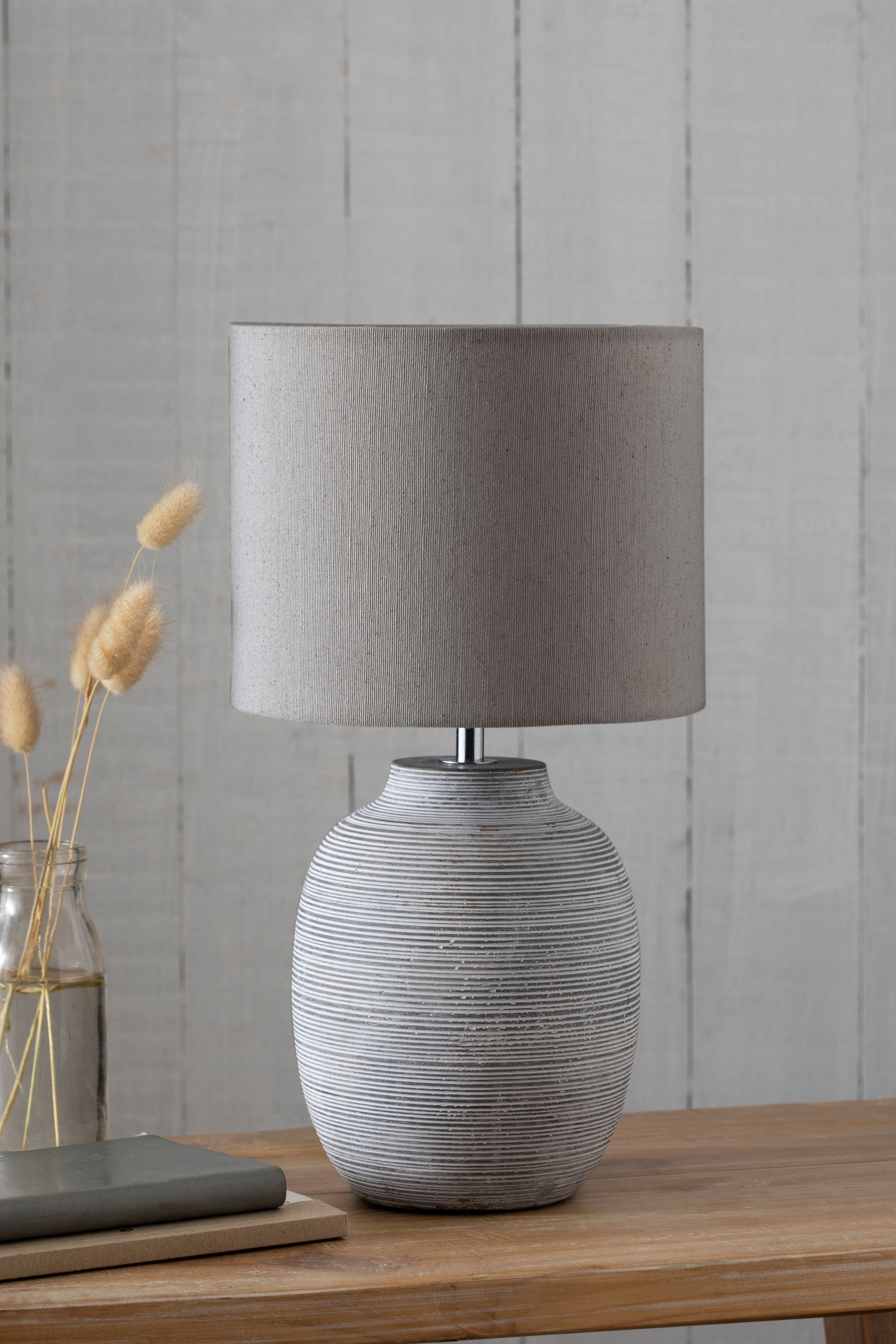 Buy Grey Fairford Small Table Lamp from the Next UK online shop