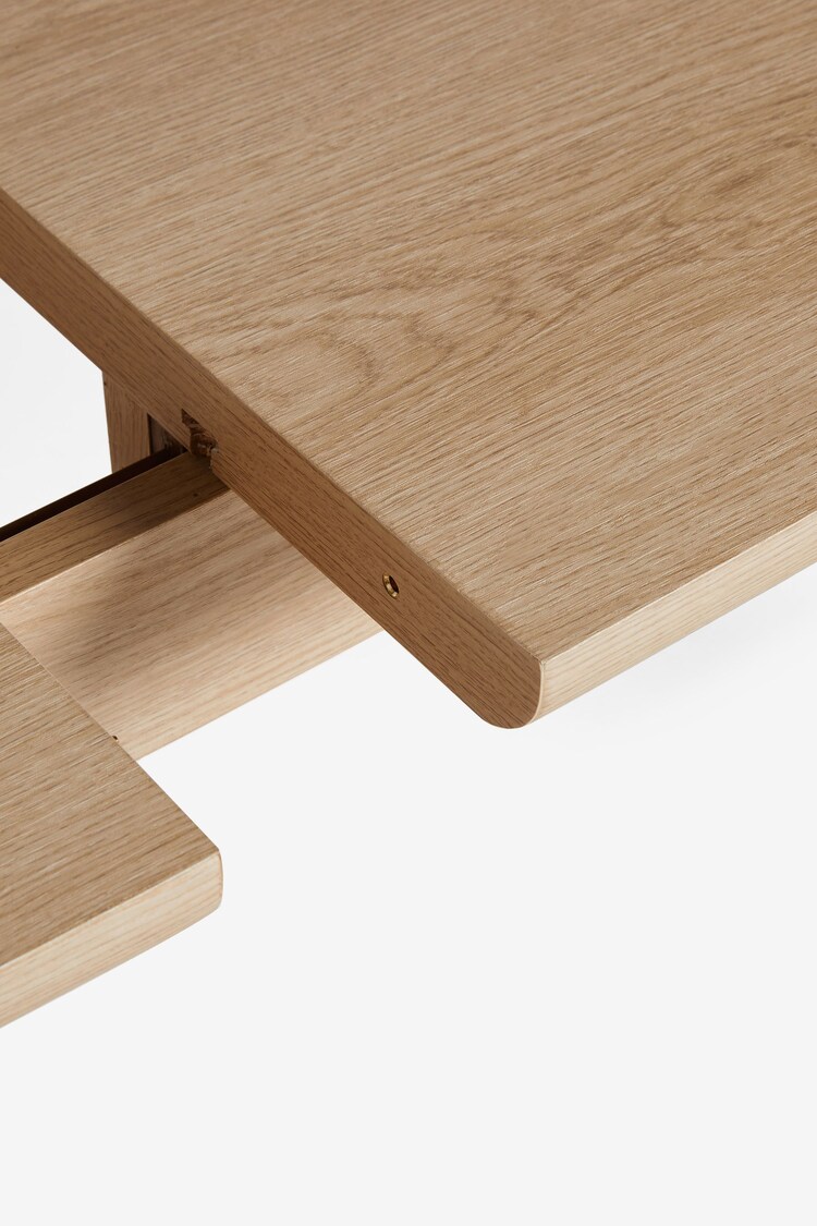 Buy Light Oak Effect Jackson 6 to 8 Seat Extending Dining Table from ...