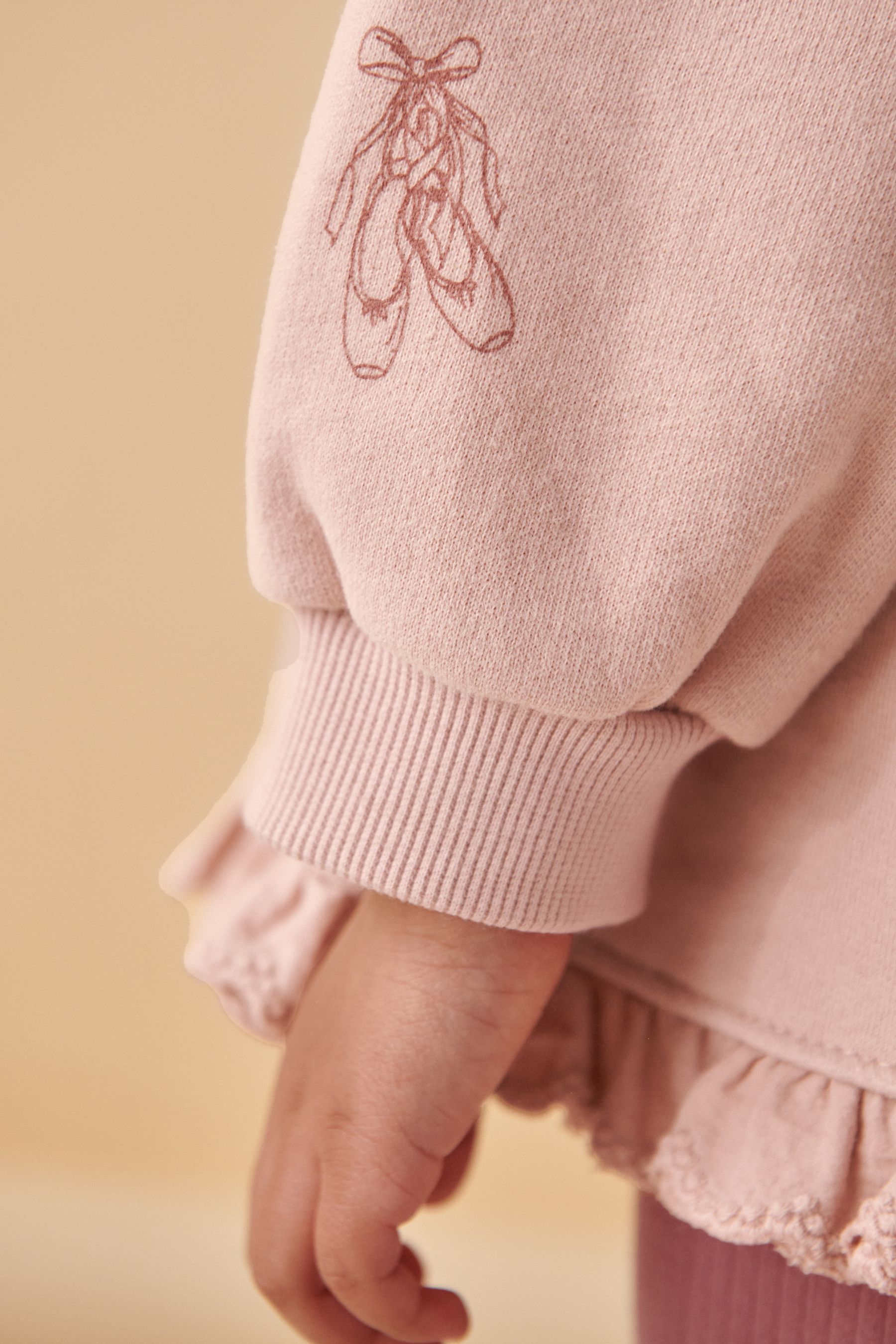 Buy Pink Frill Hem Sweater & Leggings Set (3mths-7yrs) from Next Australia