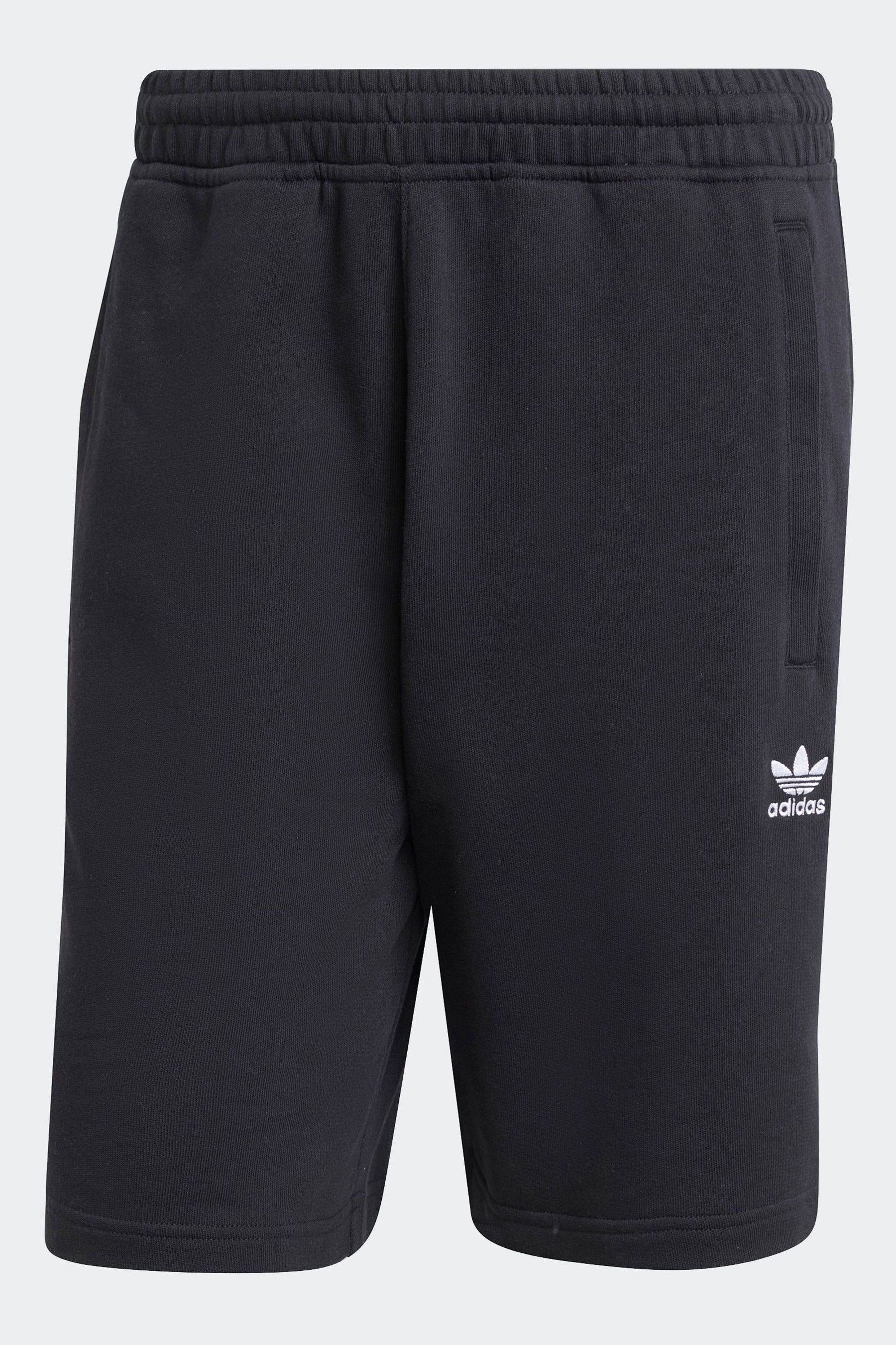 Buy adidas Orignal Black Essentials Trefoil Shorts from the Next UK ...
