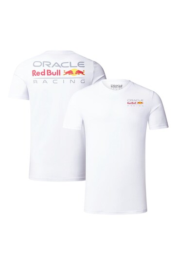 Buy Fanatics Oracle Red Bull Racing Large Logo White T-shirt Unisex ...