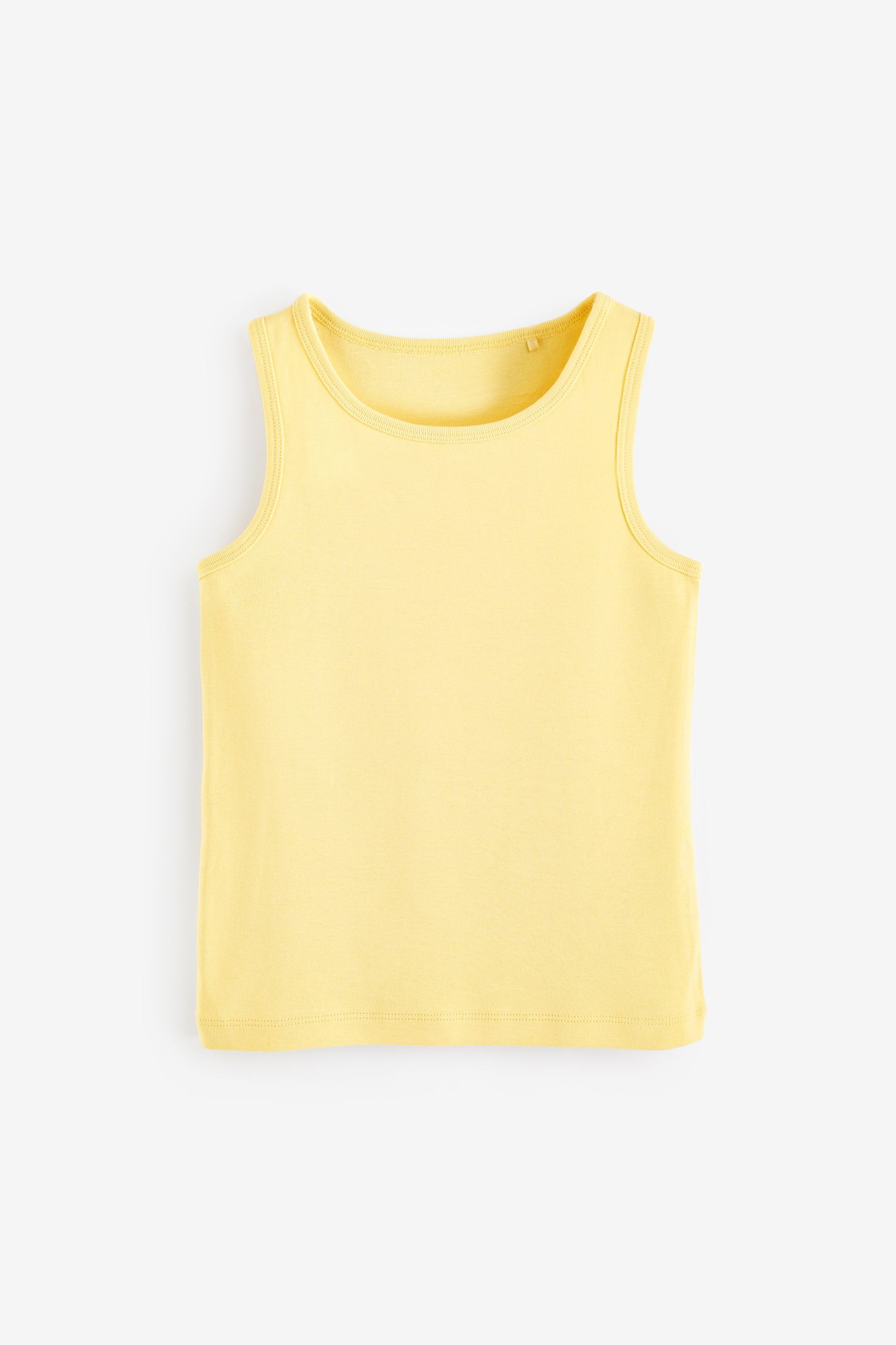 Buy Multi Pastel 100% Cotton Vests 5 Pack (1.5-16yrs) from the Next UK ...