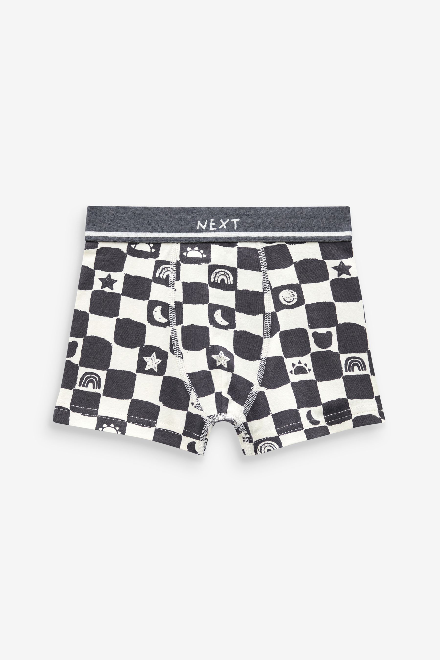 Buy Neutral Check Smile Trunks 5 Pack (2-16yrs) from the Next UK online ...