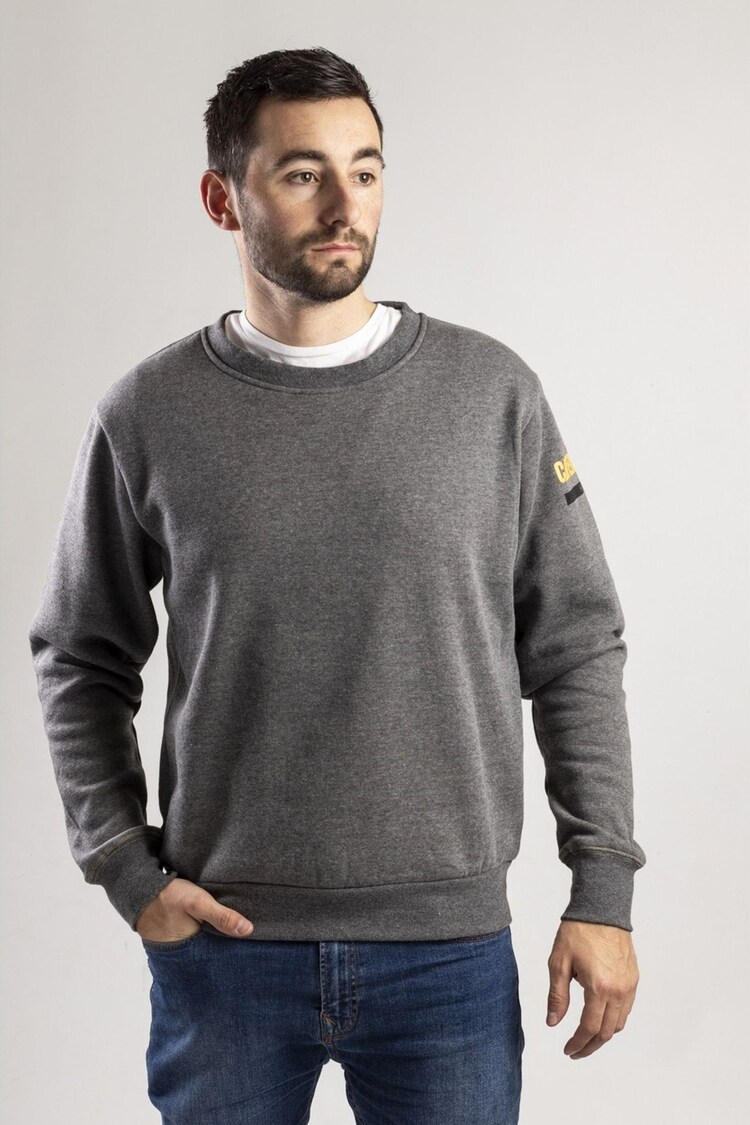 Buy CAT® Grey Essentials Crew Neck Sweater from the Next UK online shop