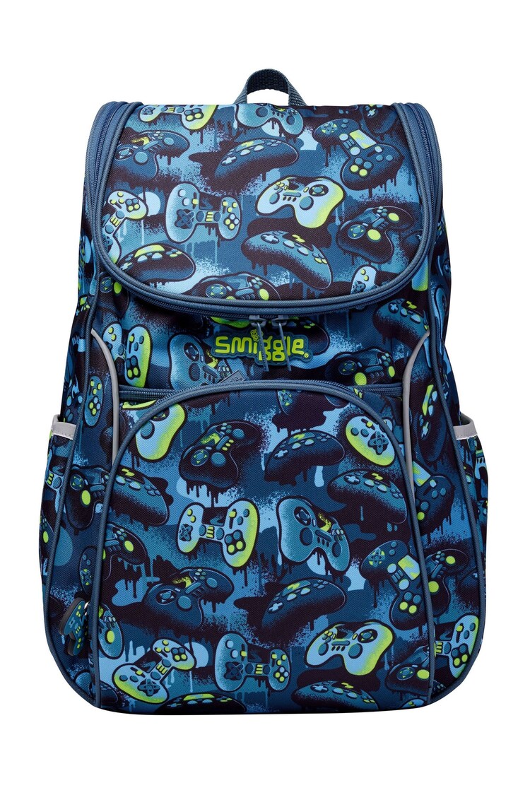 Buy Smiggle Blue Vivid Access Backpack with Reflective Tape from Next ...