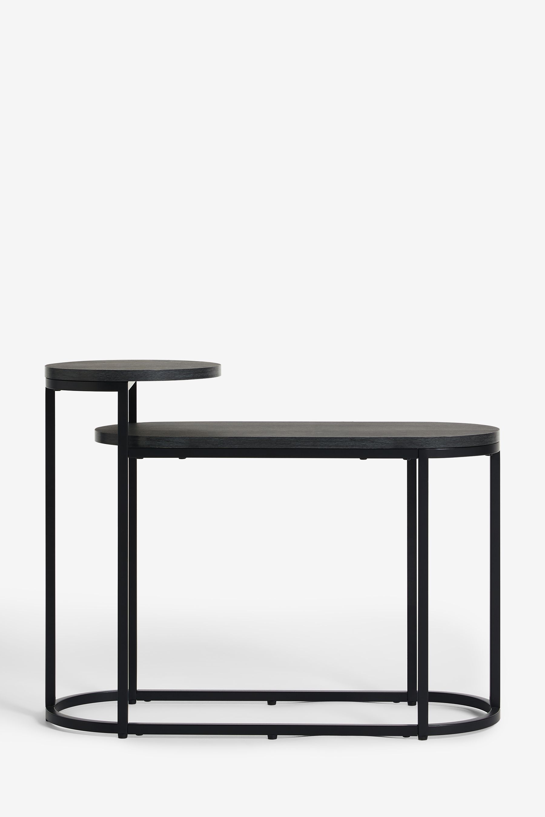 Buy Black Bronx Oak Effect Side Table from the Next UK online shop