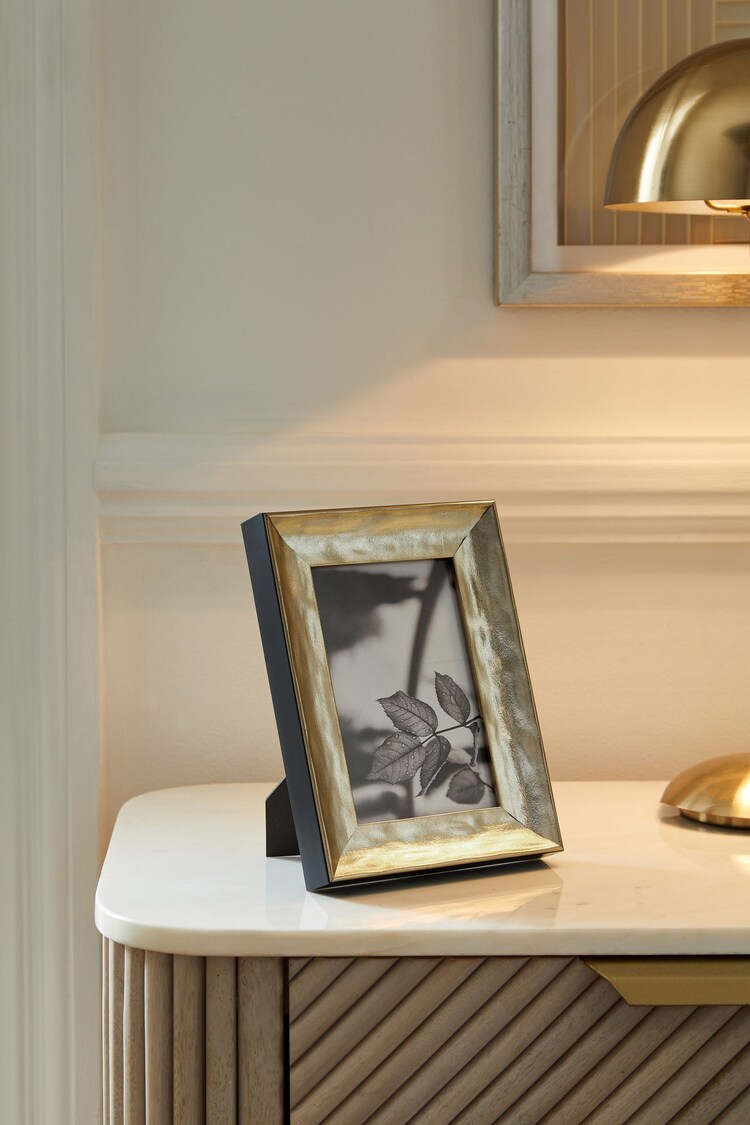 Buy Gold Textured Frame from Next Ireland