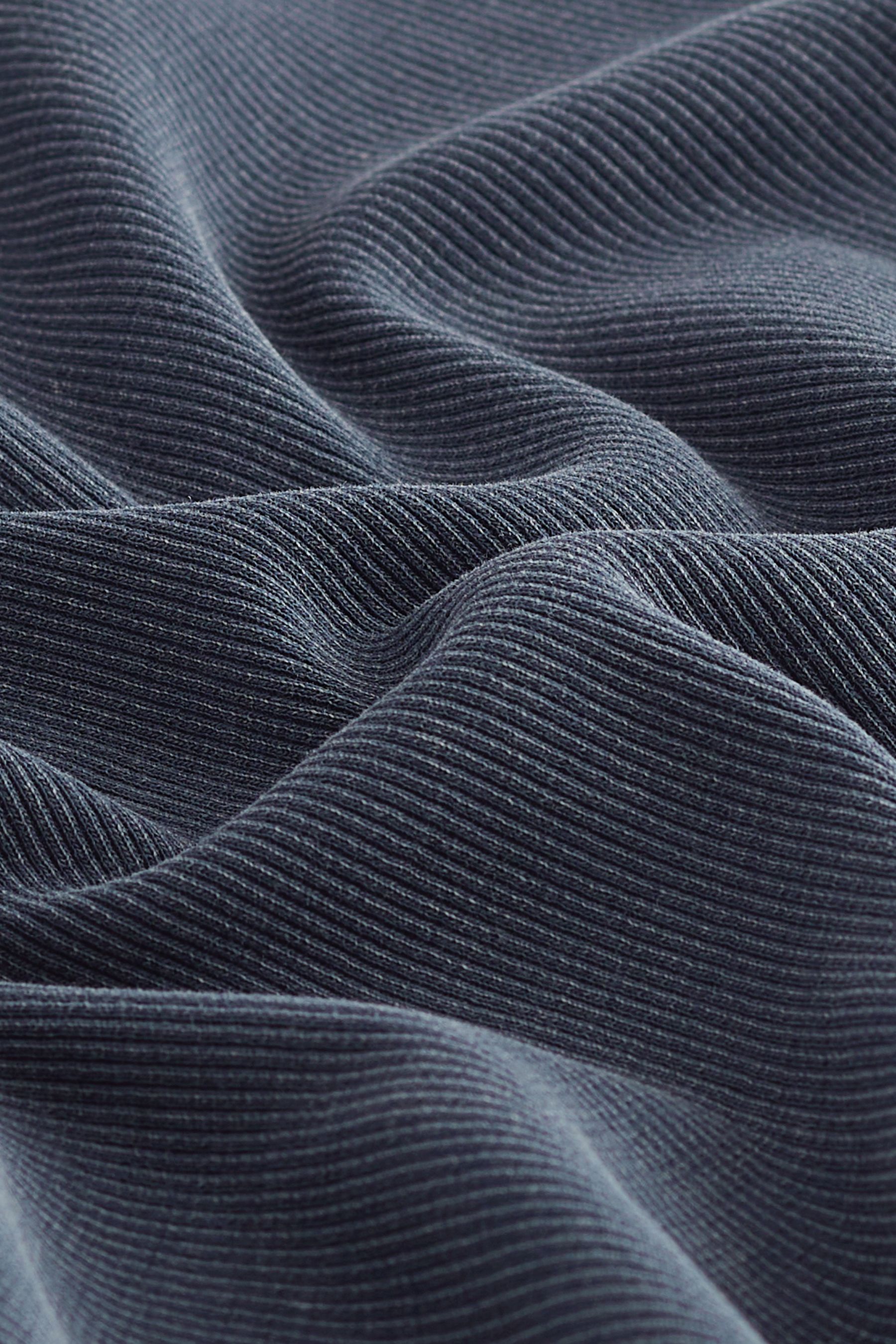 Buy Washed Indigo Blue Sleeveless Racer Neck Ribbed Maxi Dress from the ...