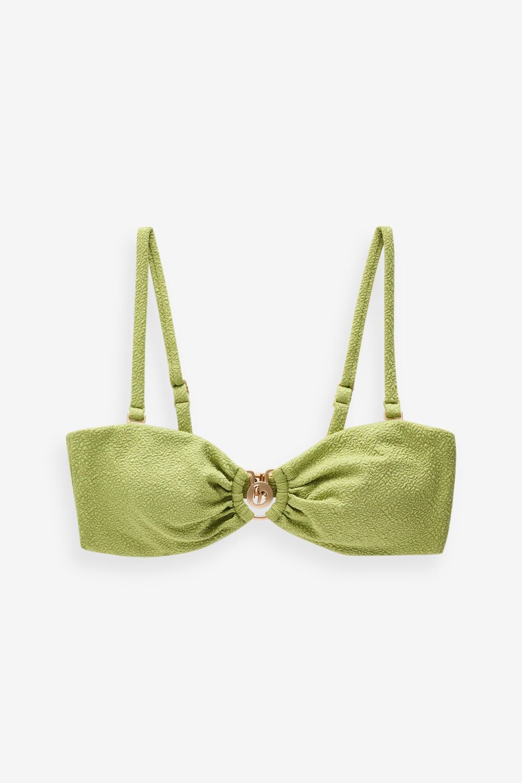 Buy B By Ted Baker Textured Sparkle Bandeau Bikini Top from the Next UK ...