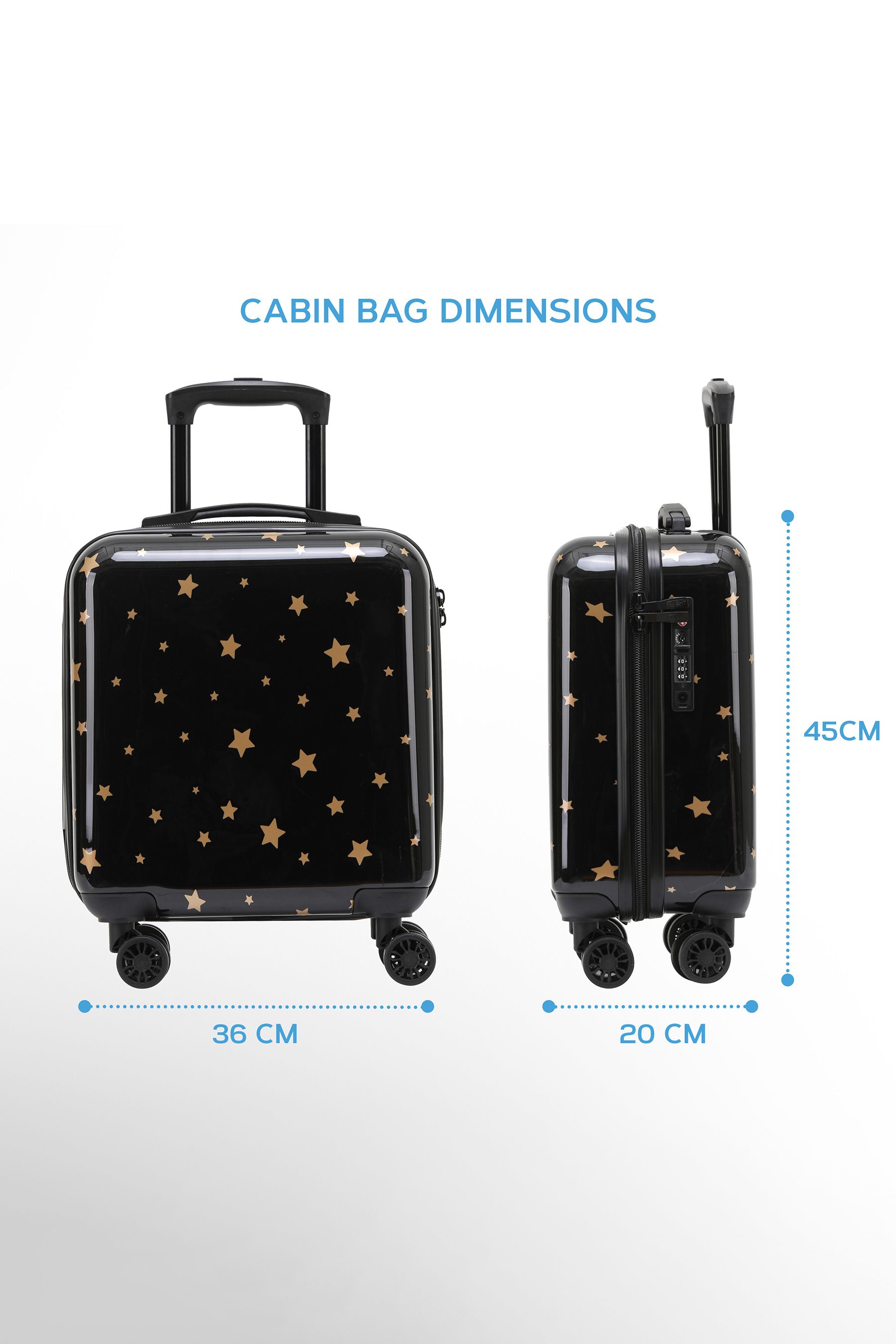 Buy Flight Knight 45x36x20cm EasyJet Underseat Anti-Crack Cabin Carry ...