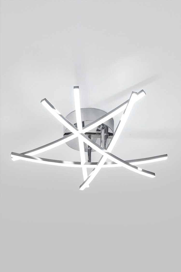 Buy Chrome Amari 5 Arm Flush Ceiling Light from the Next UK online shop