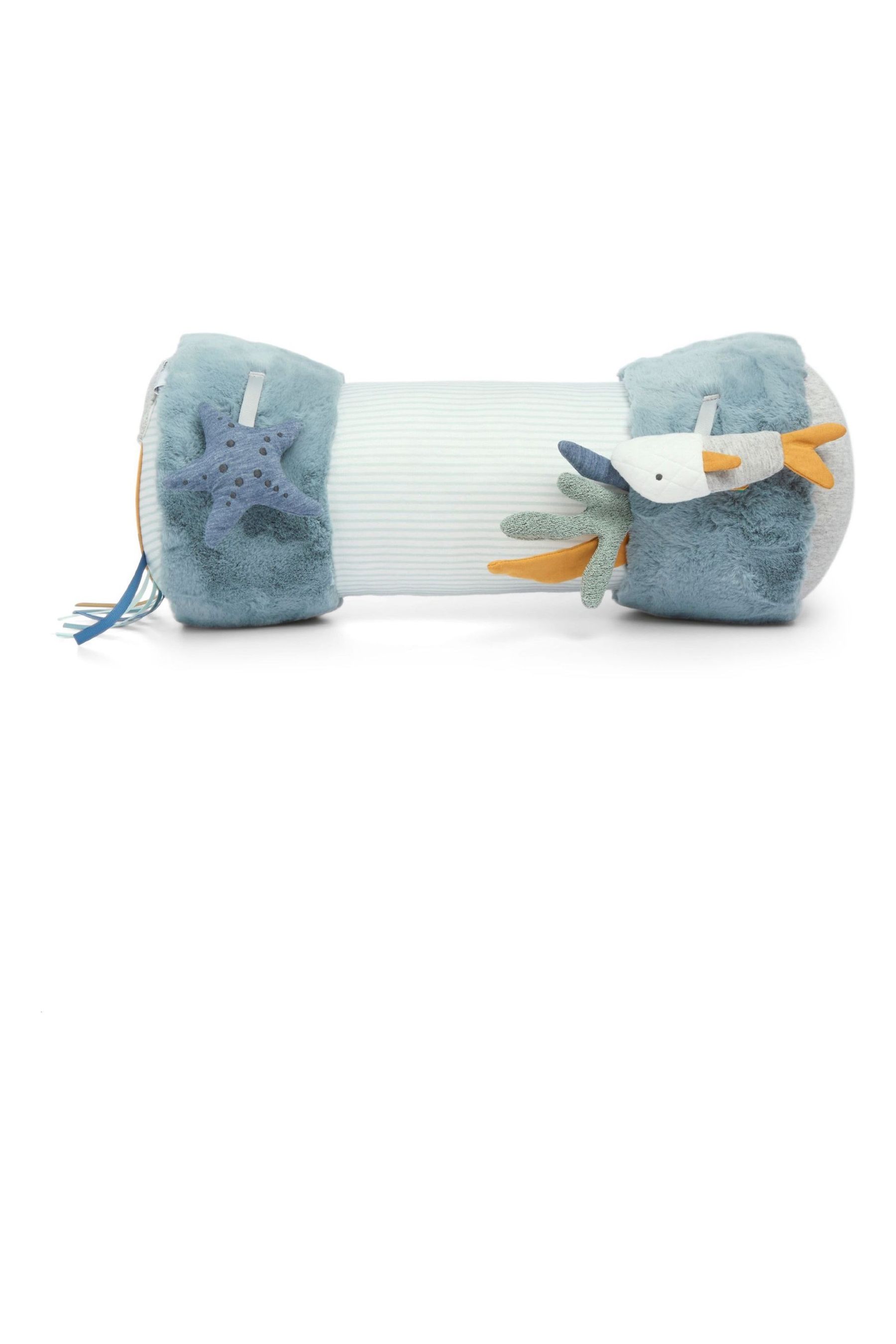 Buy Mamas & Papas Blue Welcome To The World Tummy Time Roll from the ...