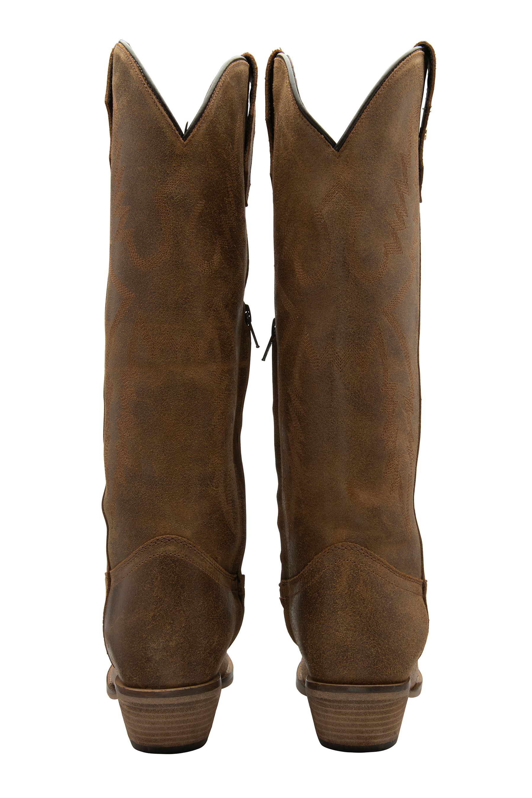 Buy Ravel Brown Leather Mid Calf Cowboy Western Boots from the Next UK ...