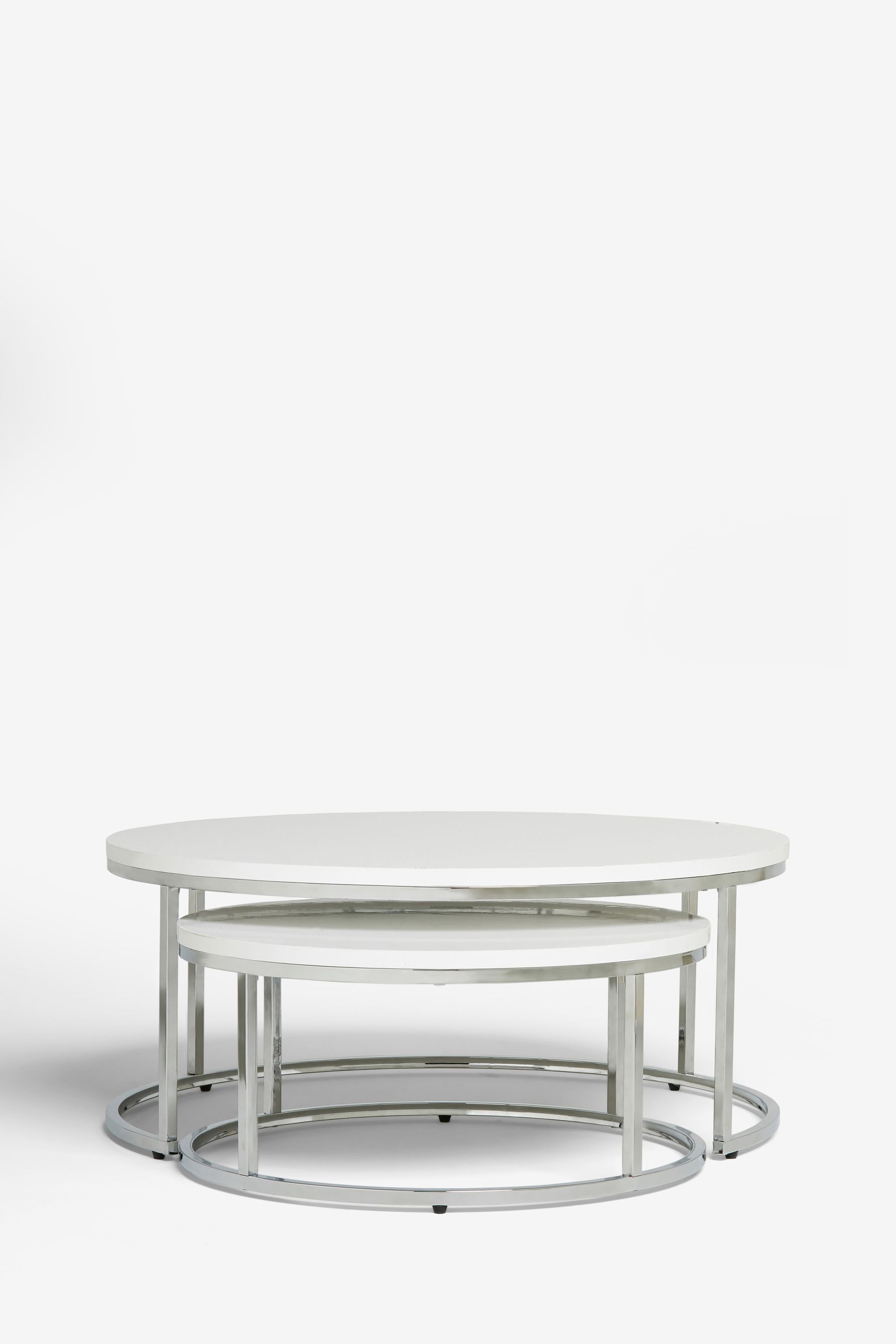 Buy White Mode Gloss Round Coffee Table from the Next UK online shop
