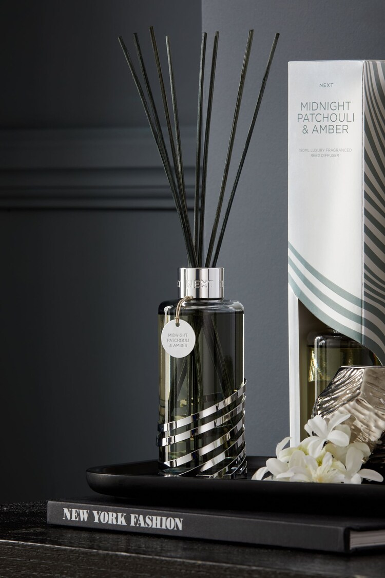 Buy Midnight Patchouli and Amber 180ml Fragranced Reed Diffuser from ...