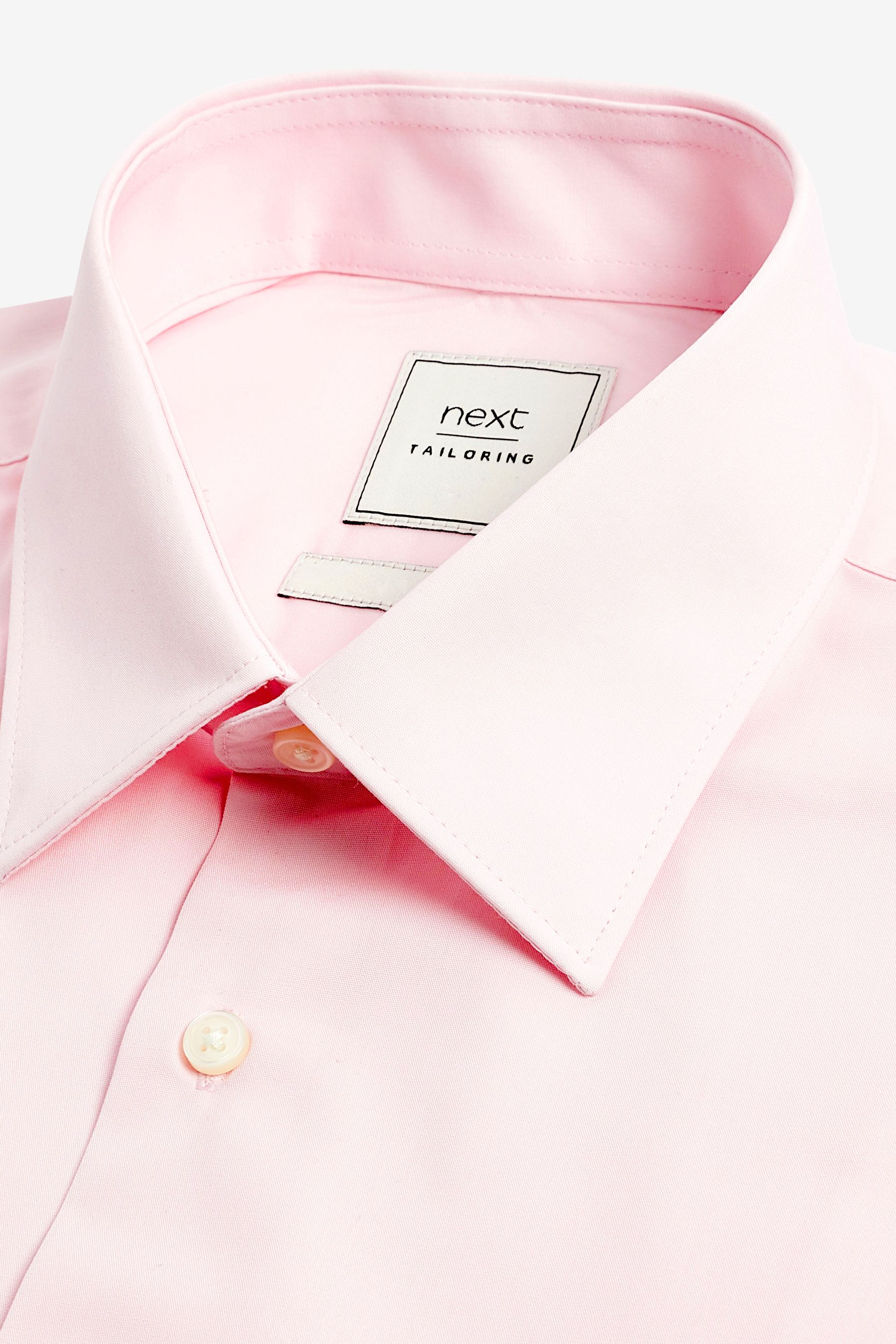 Buy White/Light Blue/Light Pink Slim Fit Easy Care Single Cuff Oxford ...