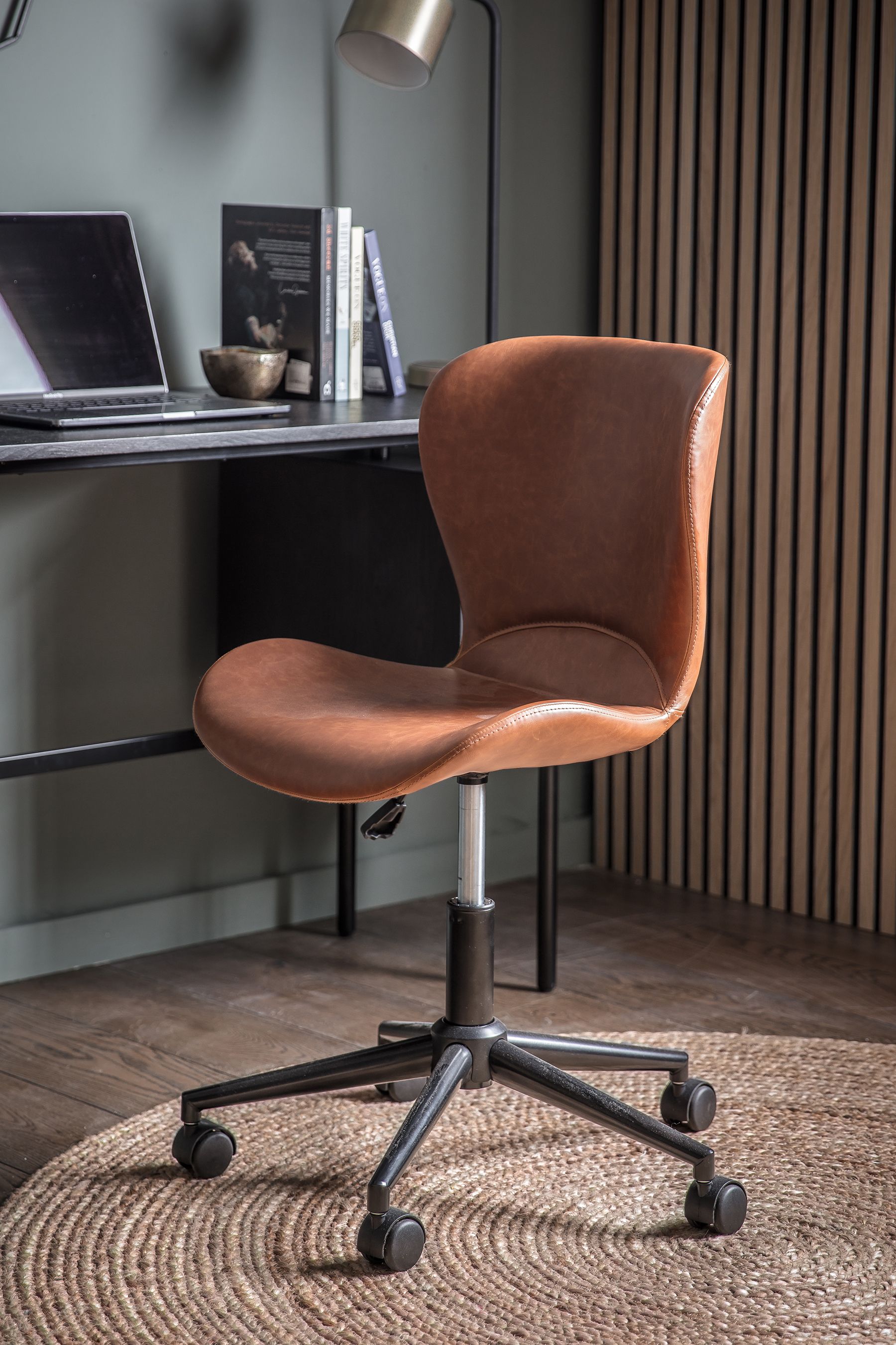 Buy Gallery Home Brown Mendel Swivel Chair from the Next UK online shop