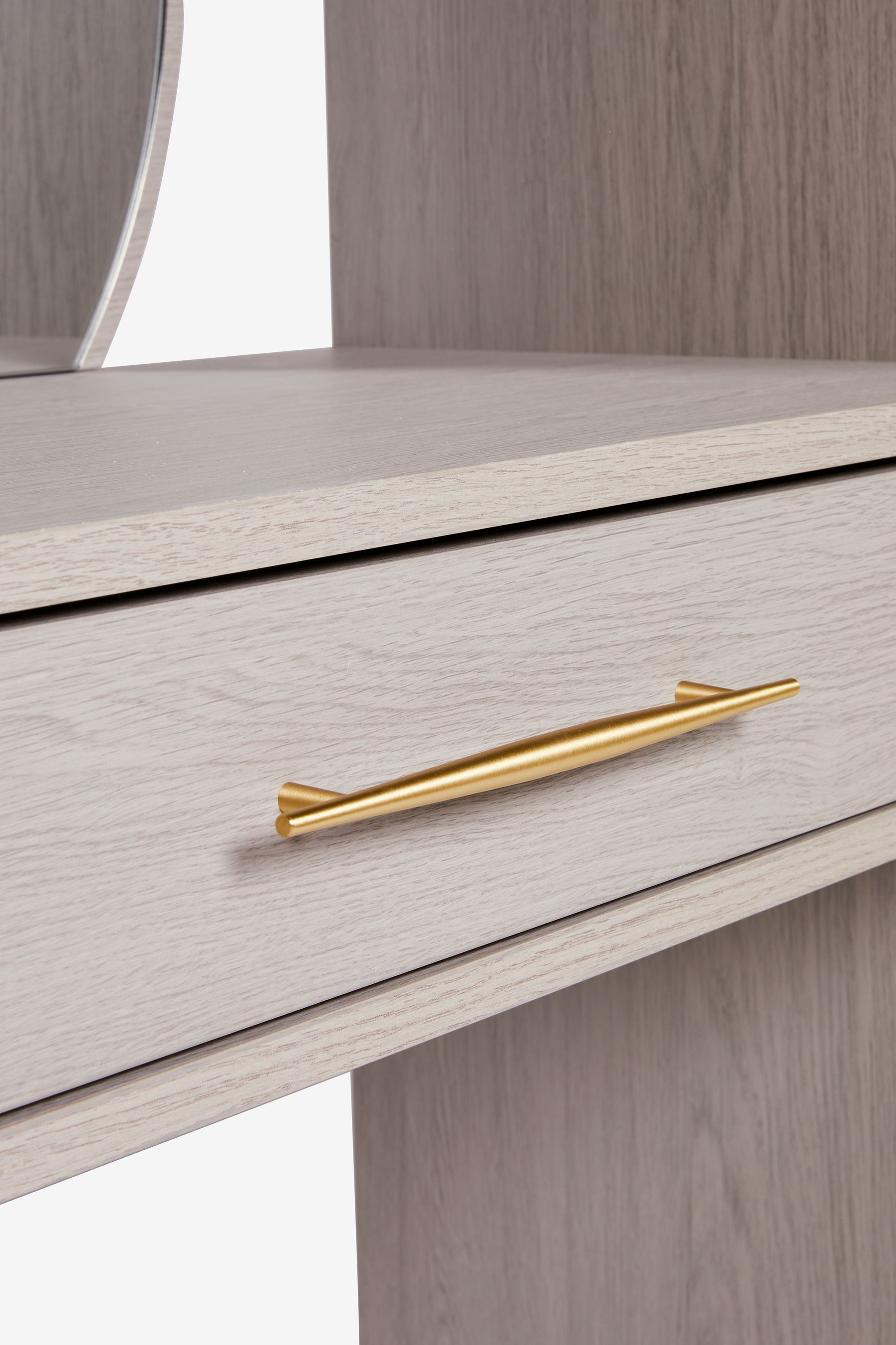 Buy Grey Adelaide Oak Effect Console Dressing Table from the Next UK ...