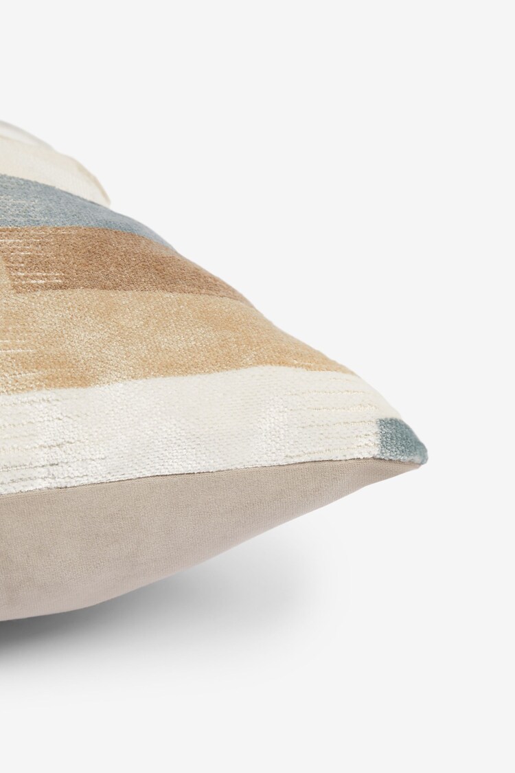Buy Natural Cut Velvet Retro Etch 40 x 59cm Cushion from the Next UK ...