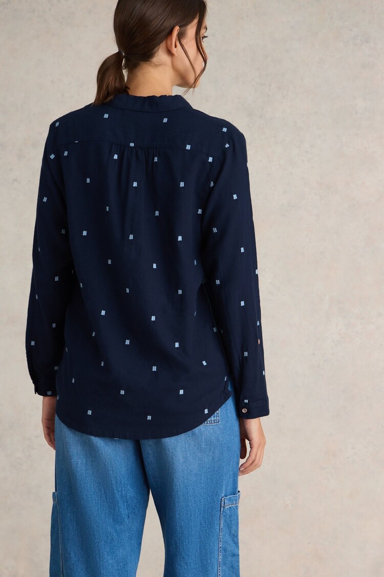 Buy White Stuff Dark Blue 100% Cotton Sophie Shirt from the Next UK ...