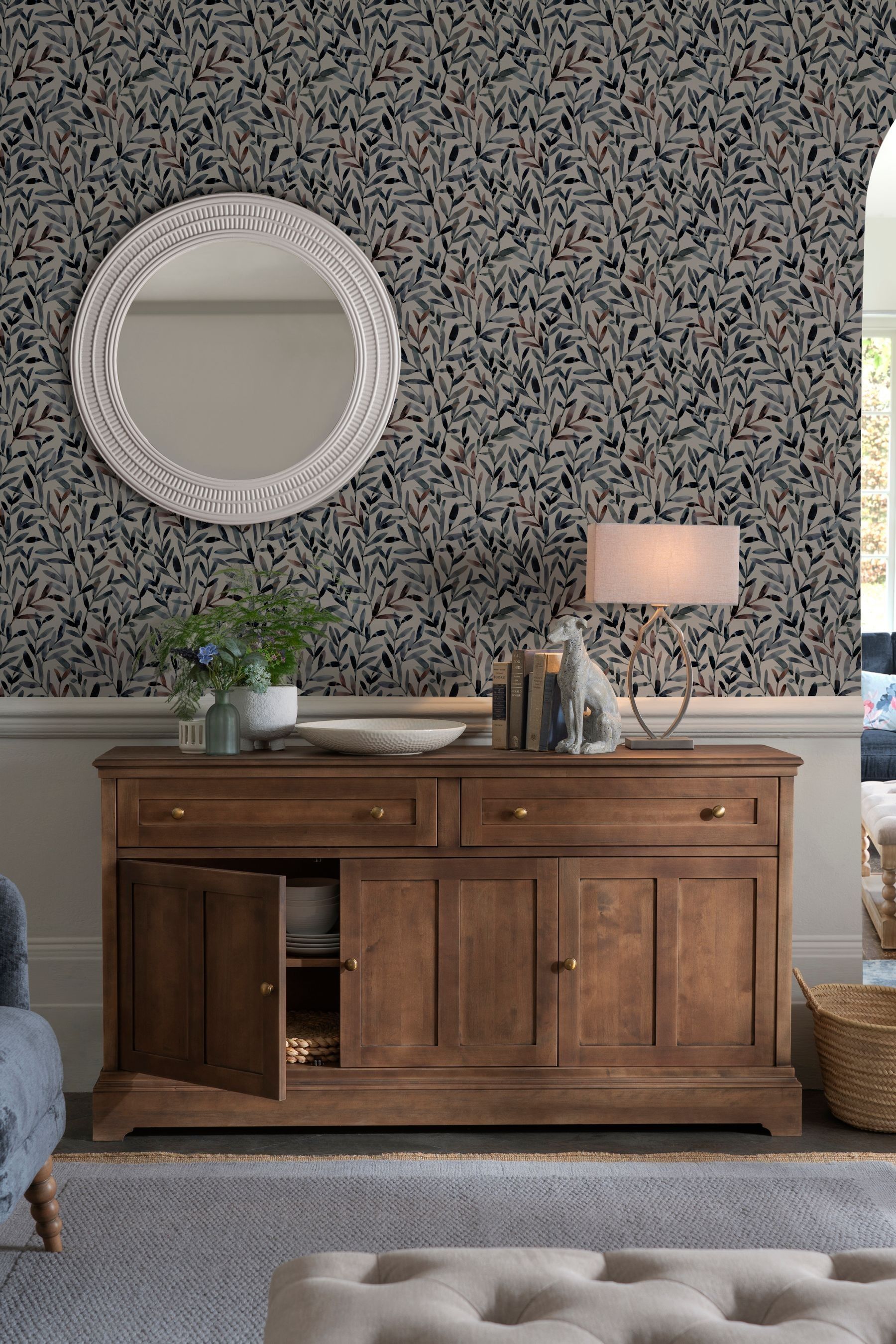 Buy Natural Leaf Rustic A4 Wallpaper Sample from the Next UK online shop