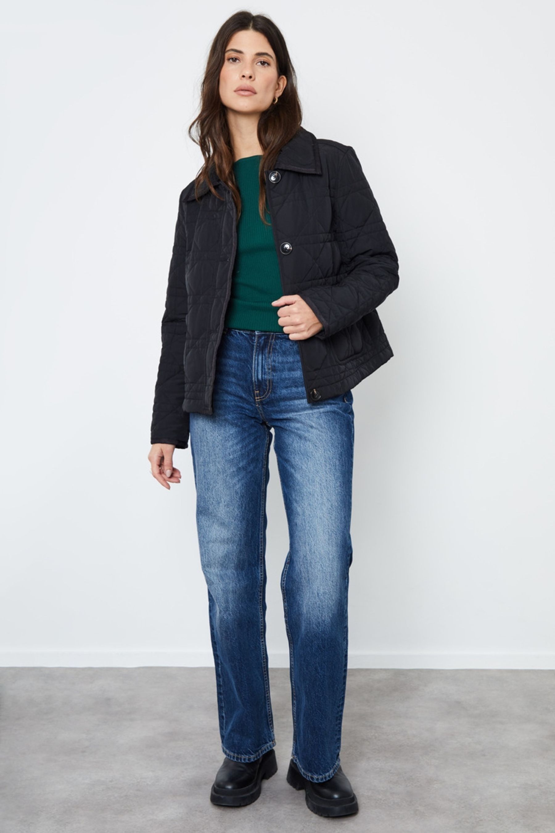 Buy Another Sunday Diamond Quilted Padded Lightweight Jacket with ...