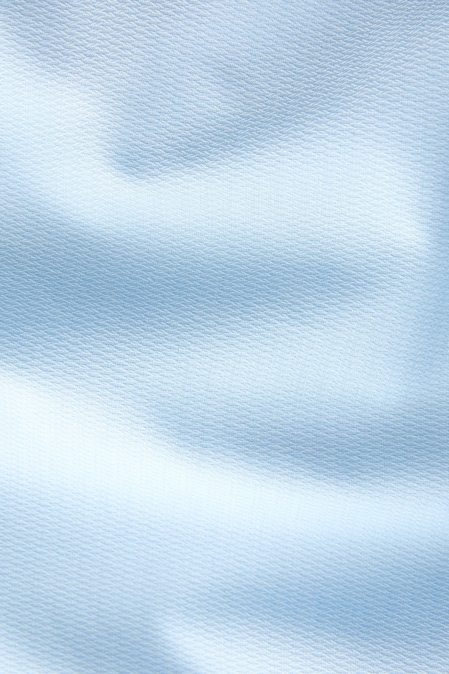 Buy Blue Slim Fit Double Cuff Easy Care Textured Shirt from the Next UK ...